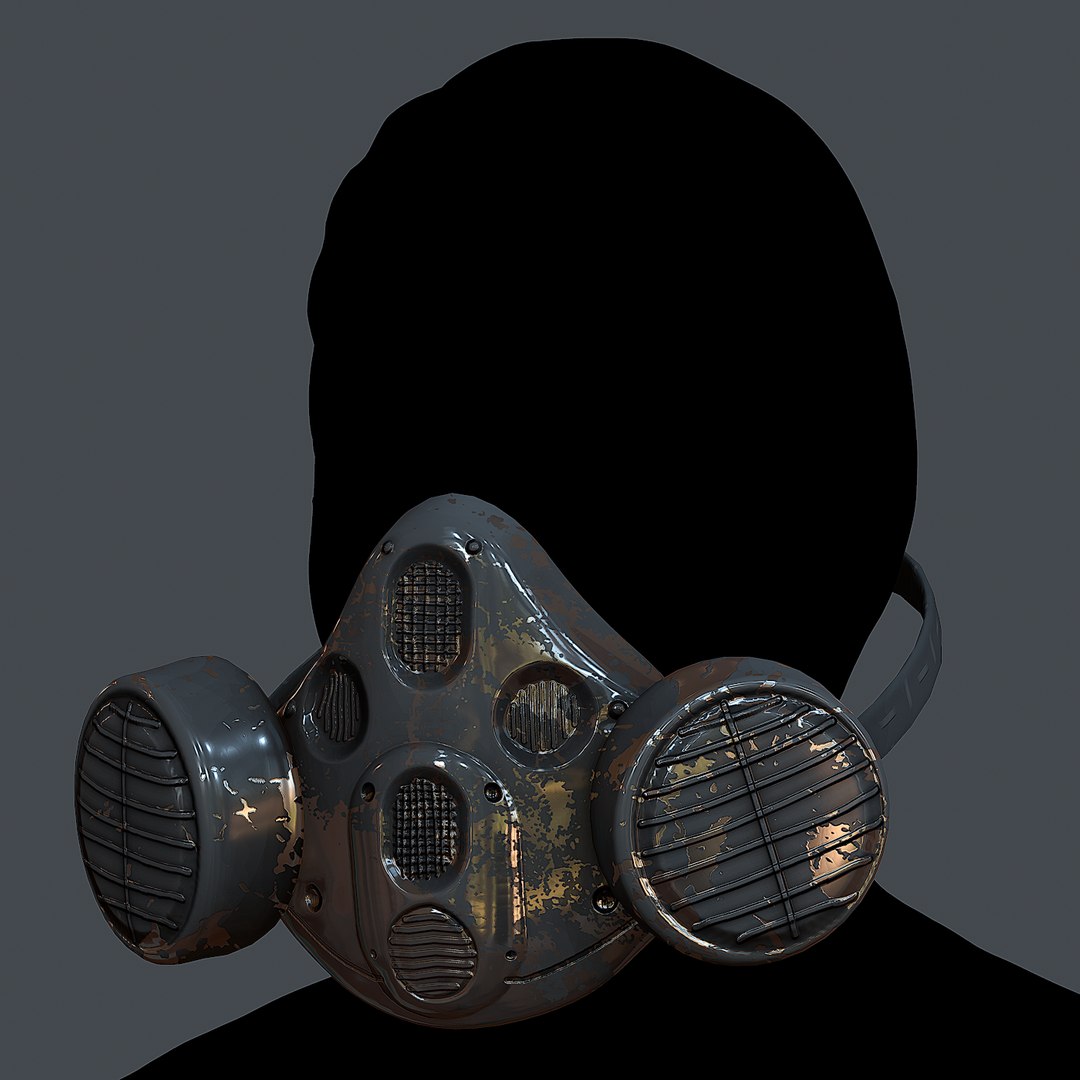 3D Gas Mask Respirator Scifi Futuristic 3D Model - TurboSquid 1715217