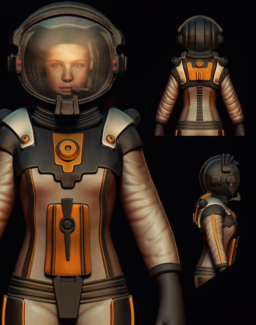 3D astronaut model - TurboSquid 1138808