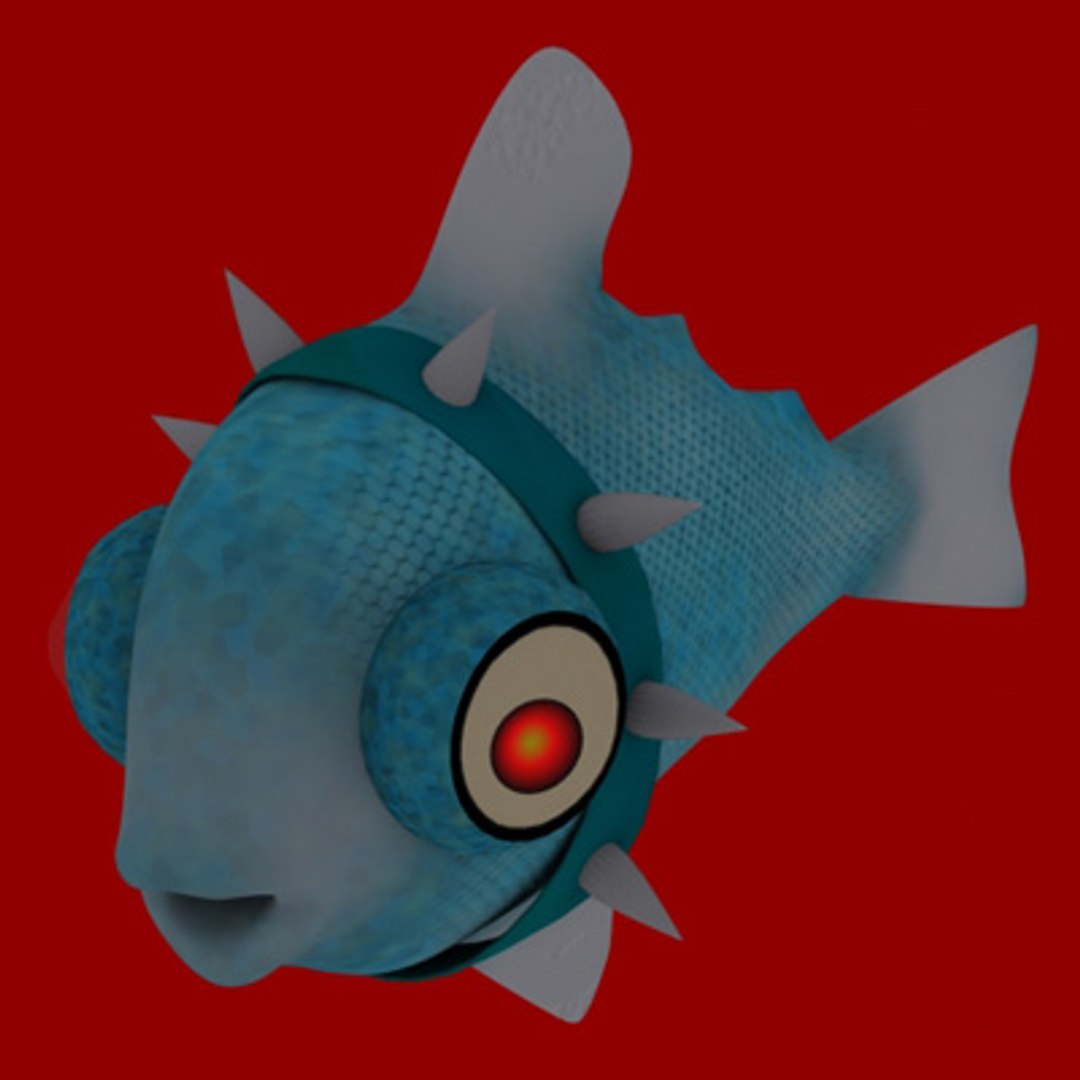 3ds max tuna fish