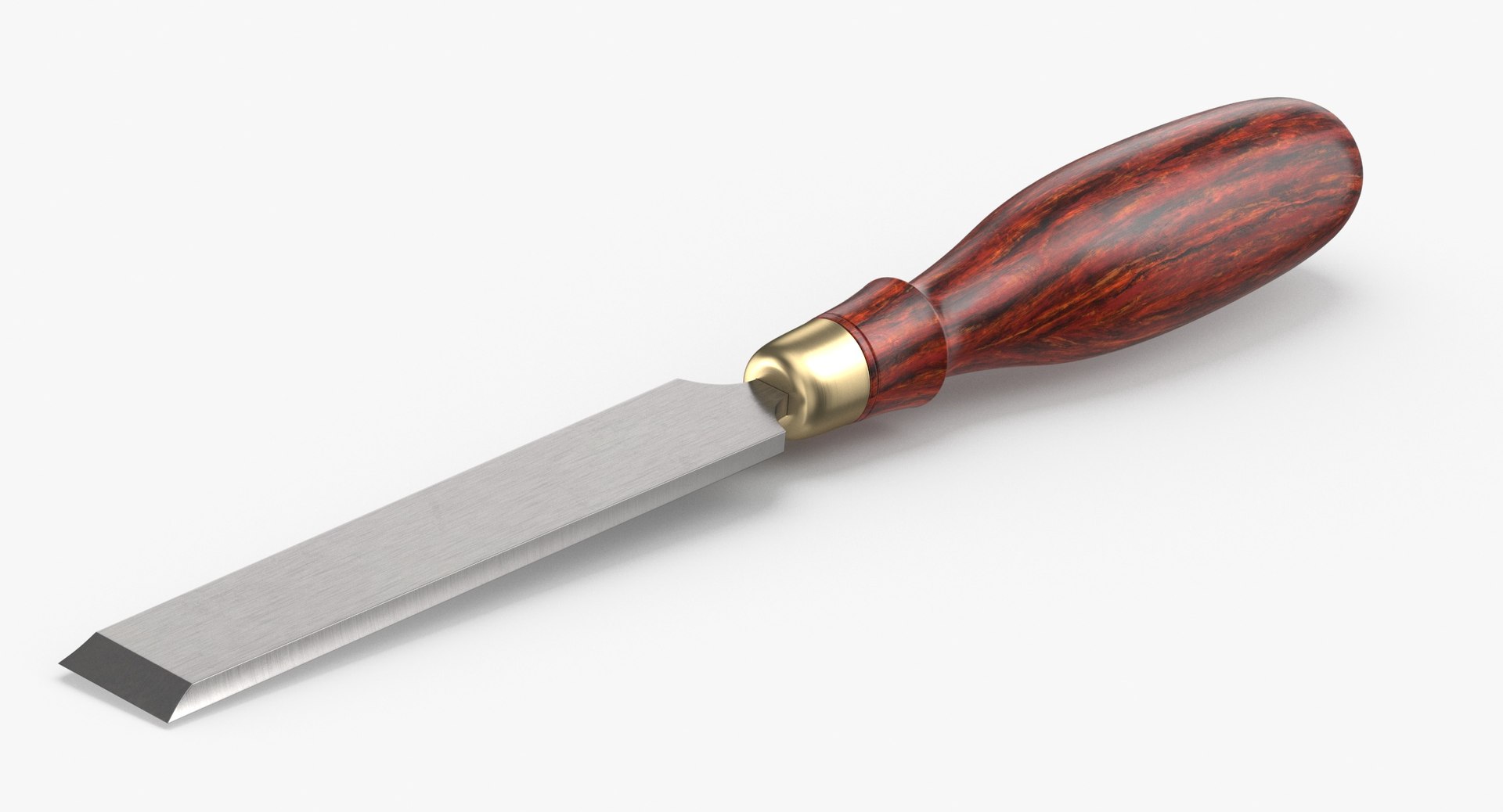 3D Woodworking Chisel 01 Model - TurboSquid 1478284