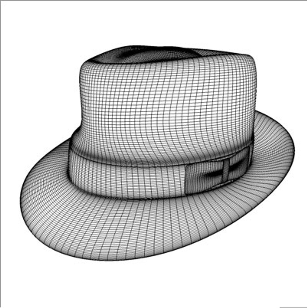 3d Model Fedora Hat