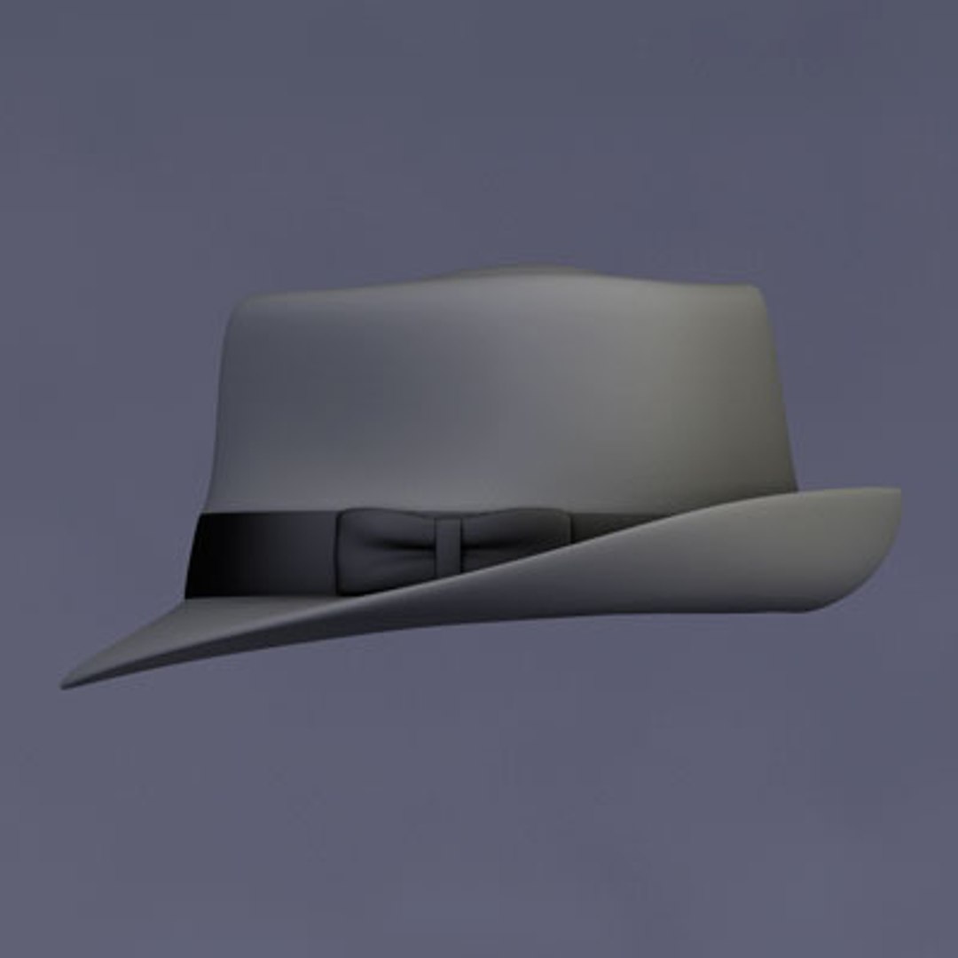 3d Model Fedora Hat