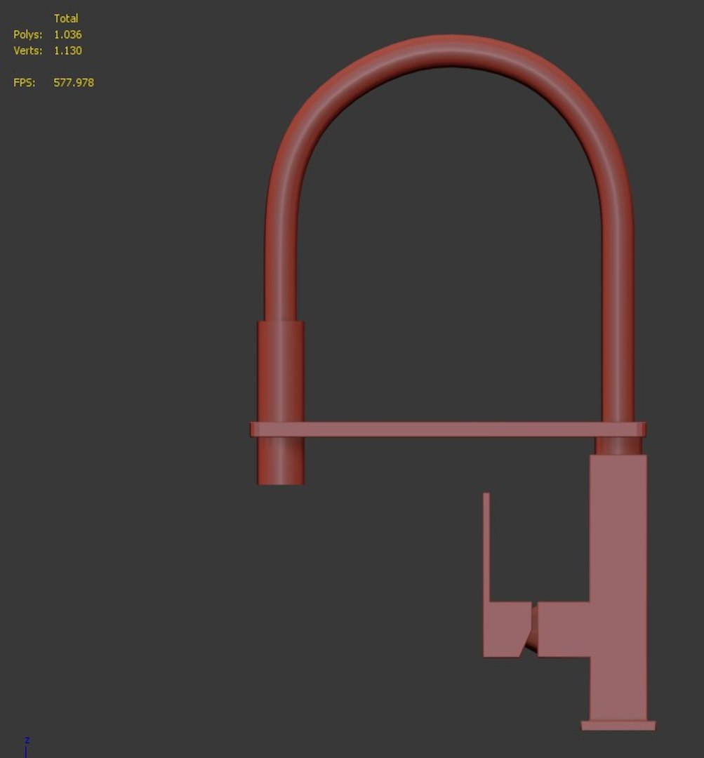 Bruma Kitchen Tap 3ds