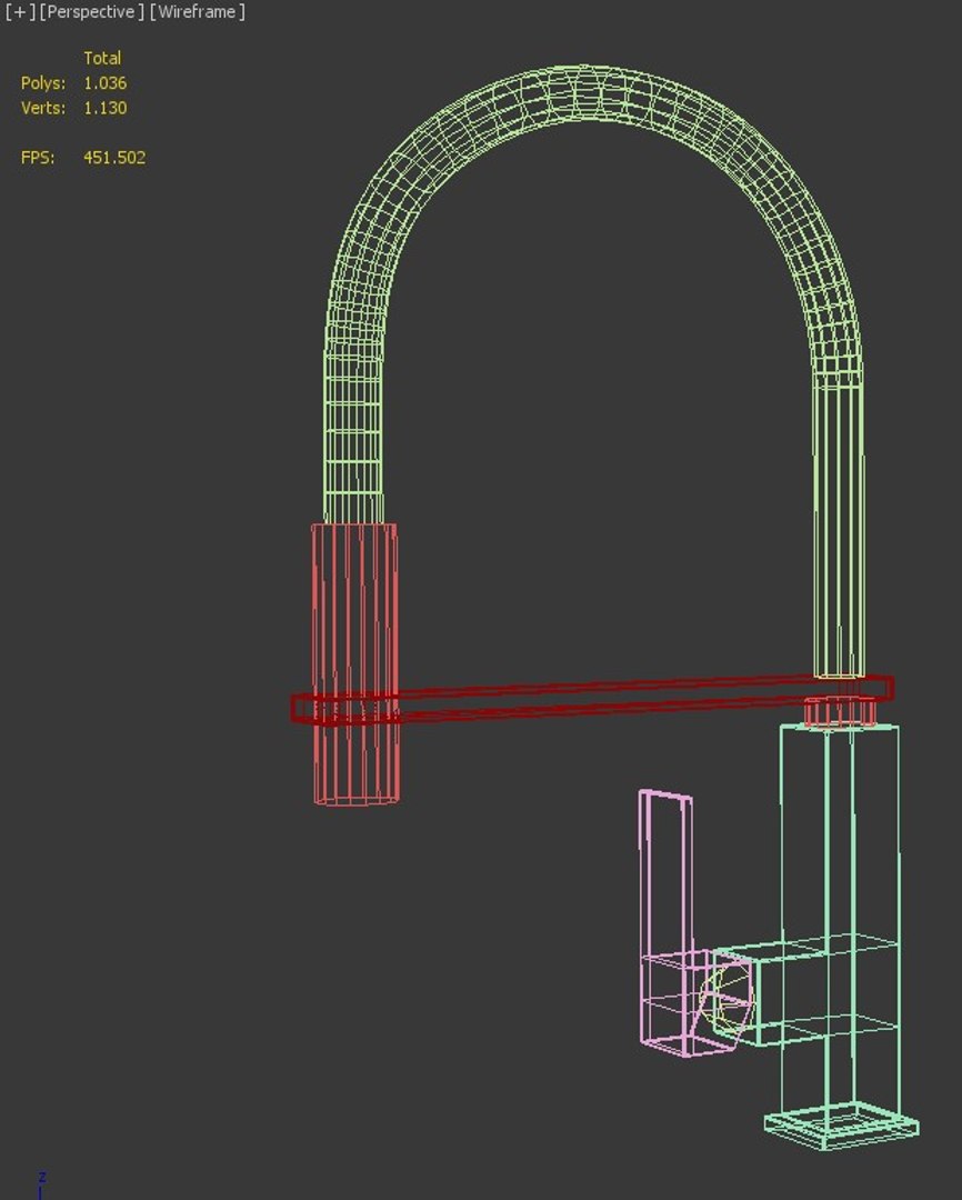 Bruma Kitchen Tap 3ds