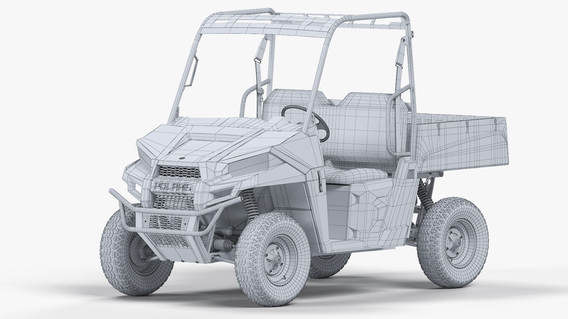 3D Utv Polaris Ranger Ev Model - TurboSquid 1707064