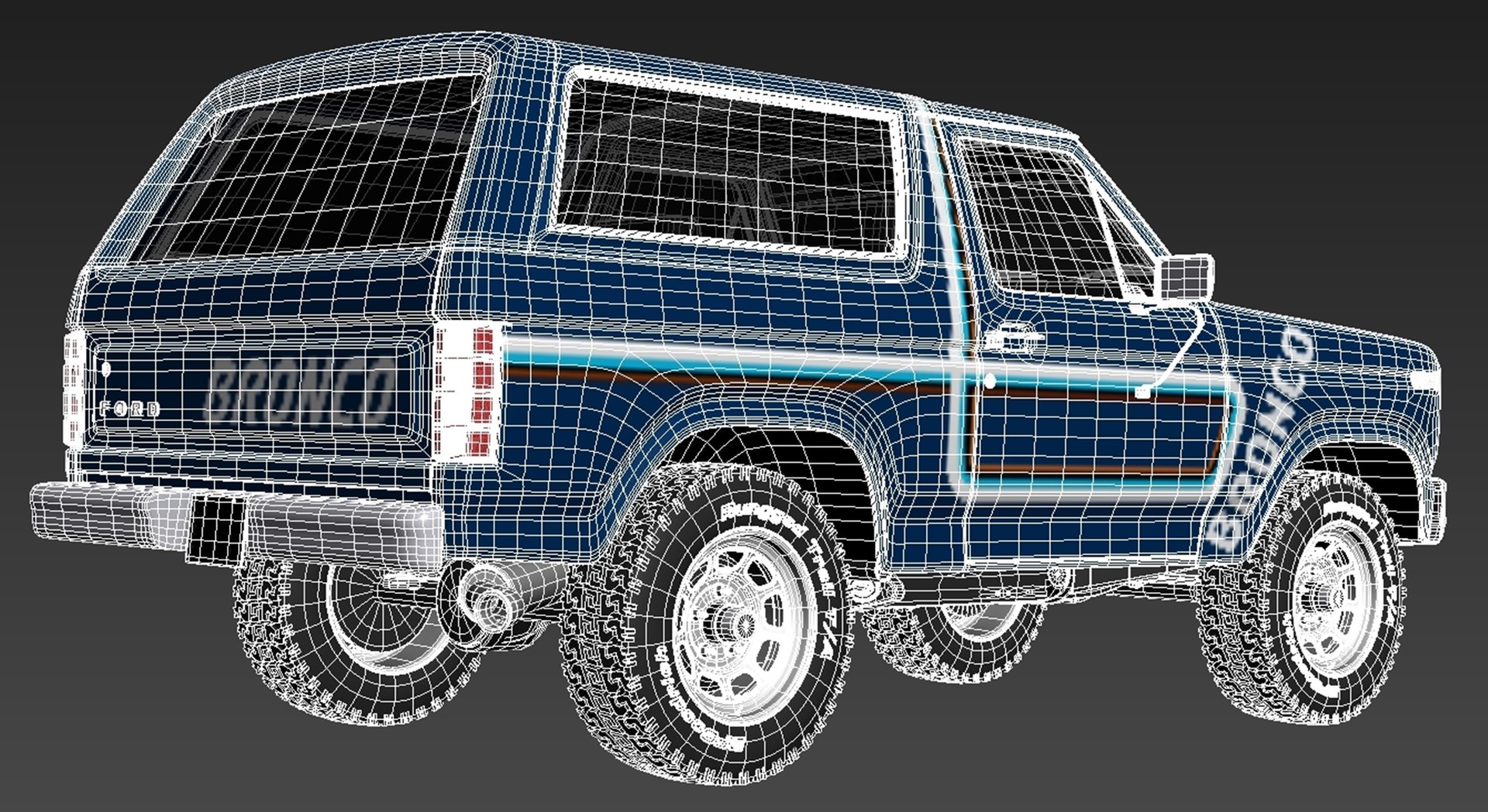 3D Ford Bronco 1980 Model - TurboSquid 2221985