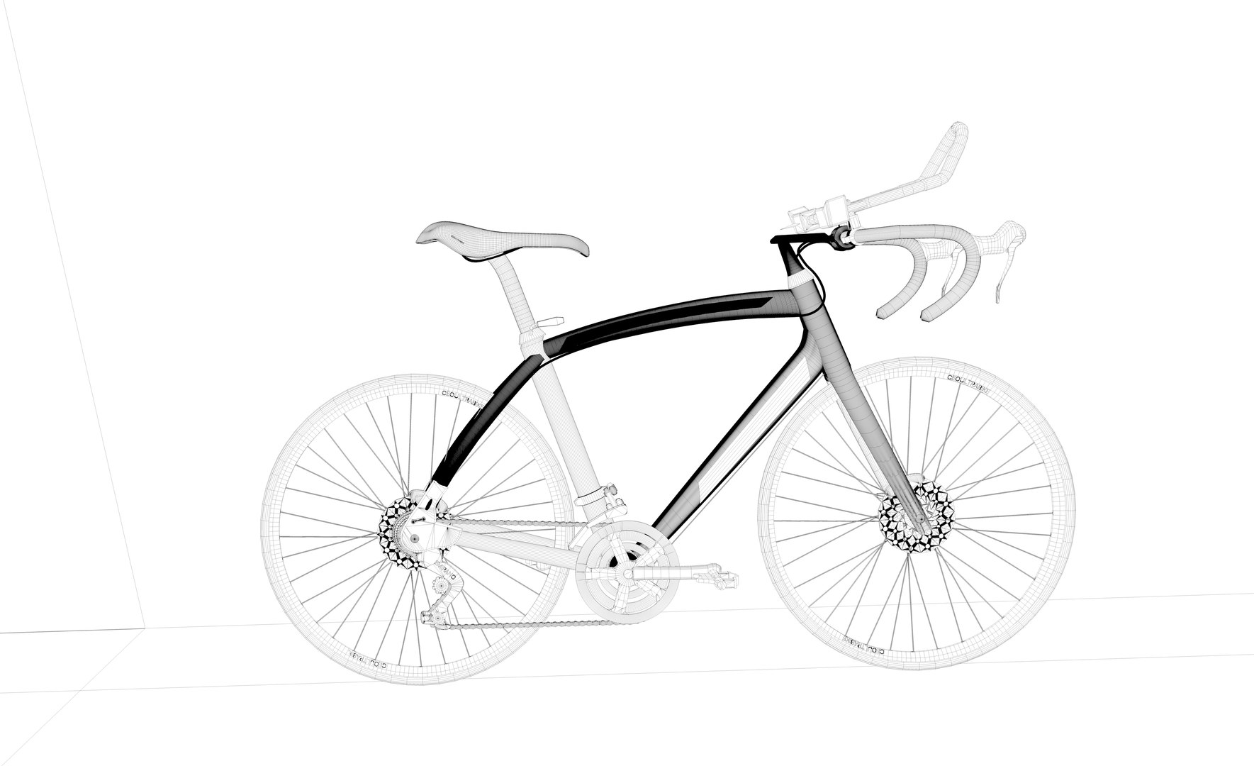 Road bike 3D model - TurboSquid 1567707