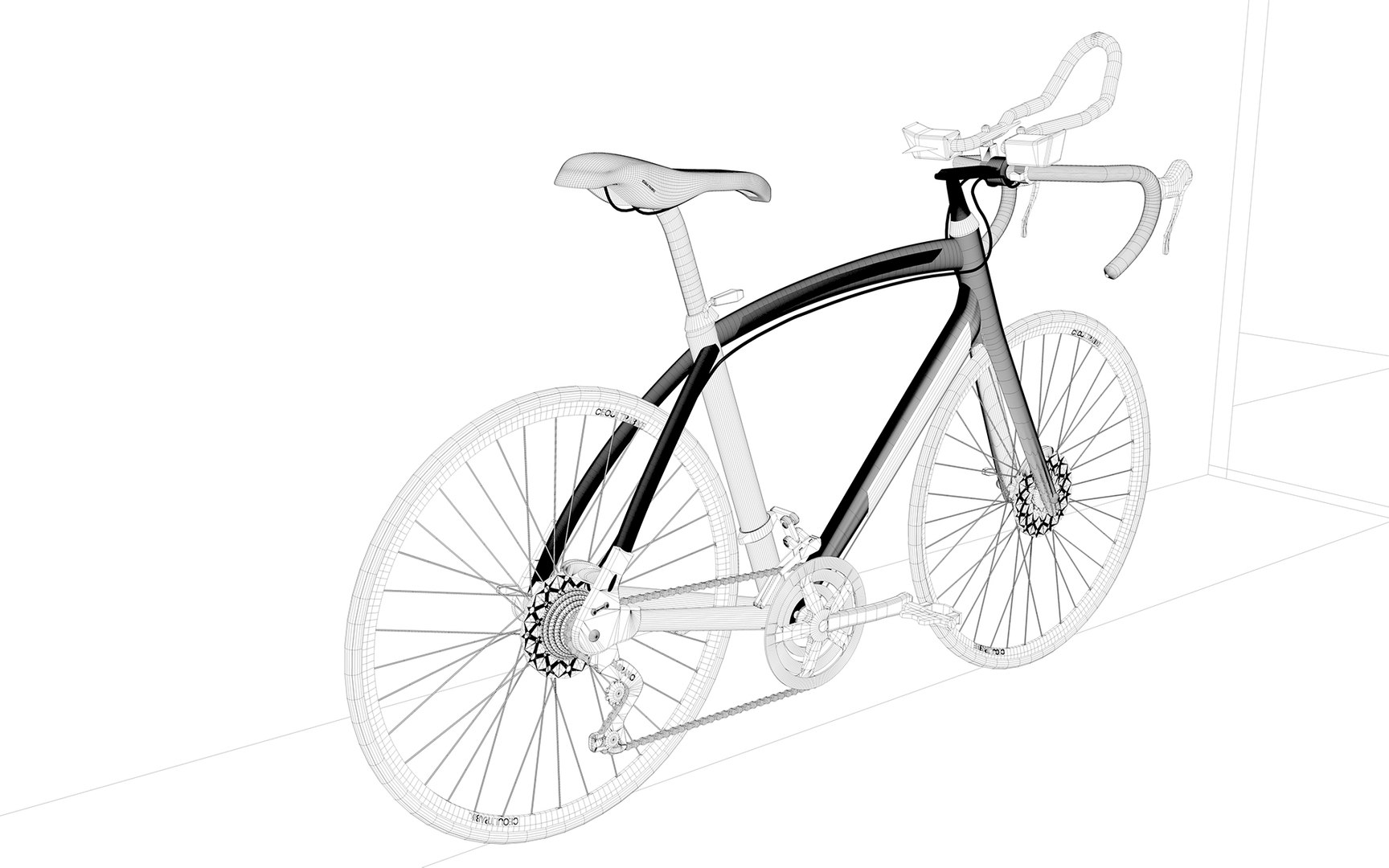 Road bike 3D model - TurboSquid 1567707