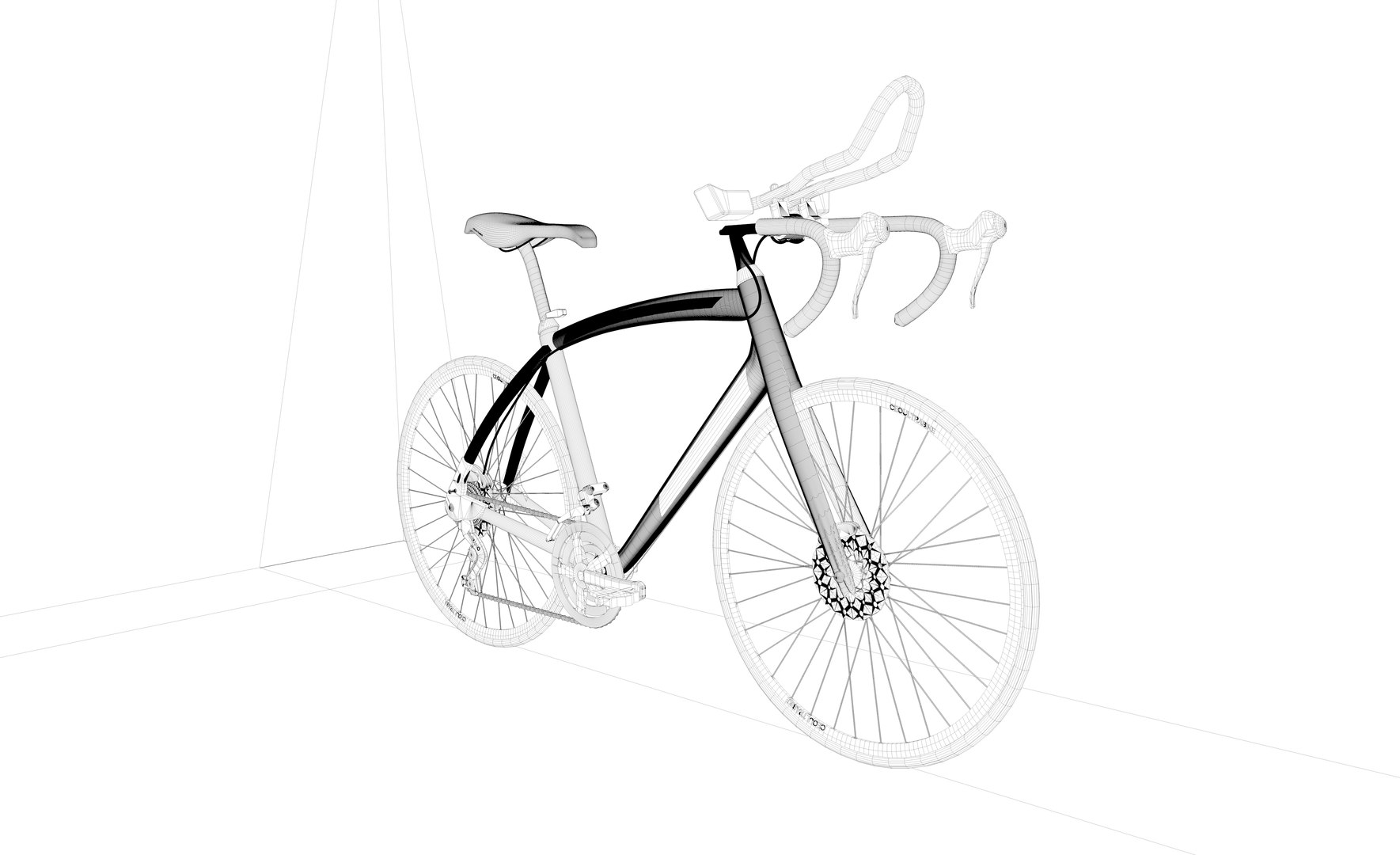 Road bike 3D model - TurboSquid 1567707