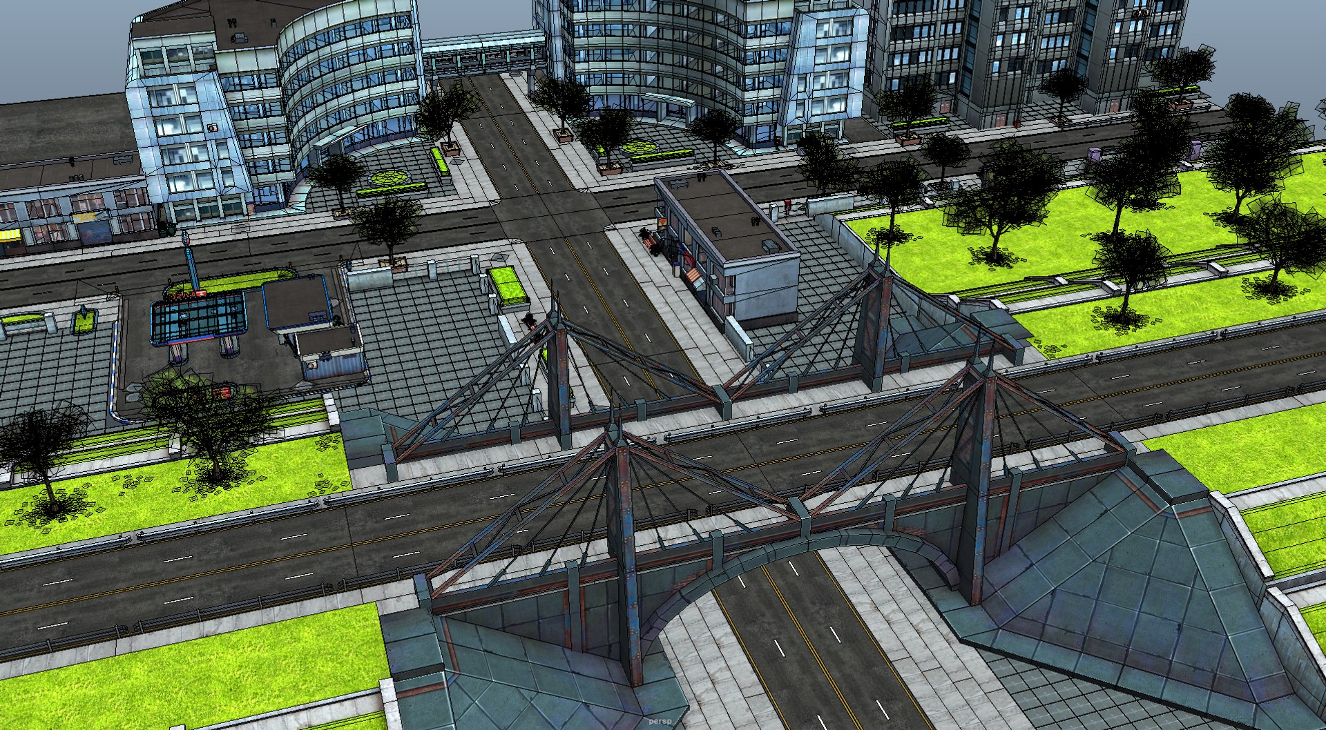 3D pack city buildings props model - TurboSquid 1484681