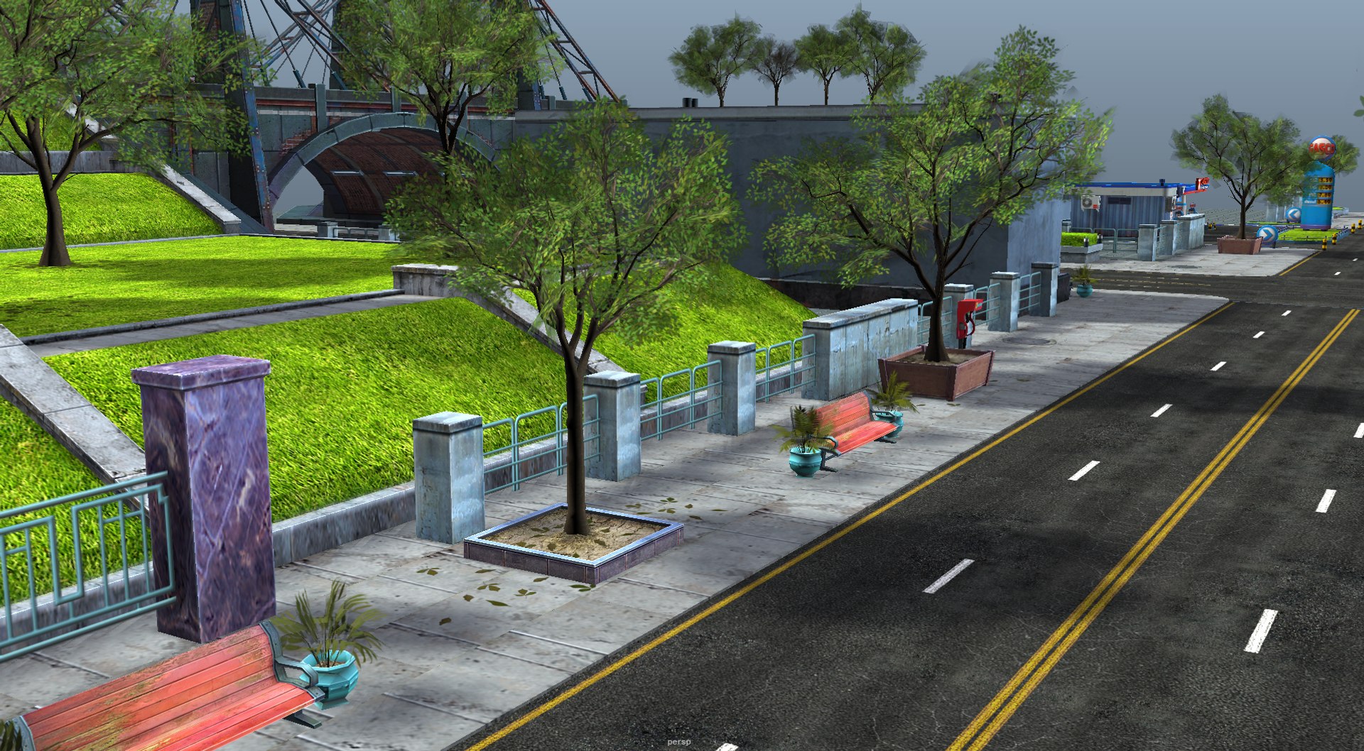 3D pack city buildings props model - TurboSquid 1484681