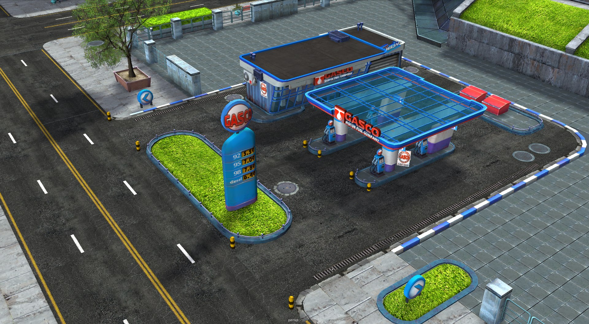 3D pack city buildings props model - TurboSquid 1484681