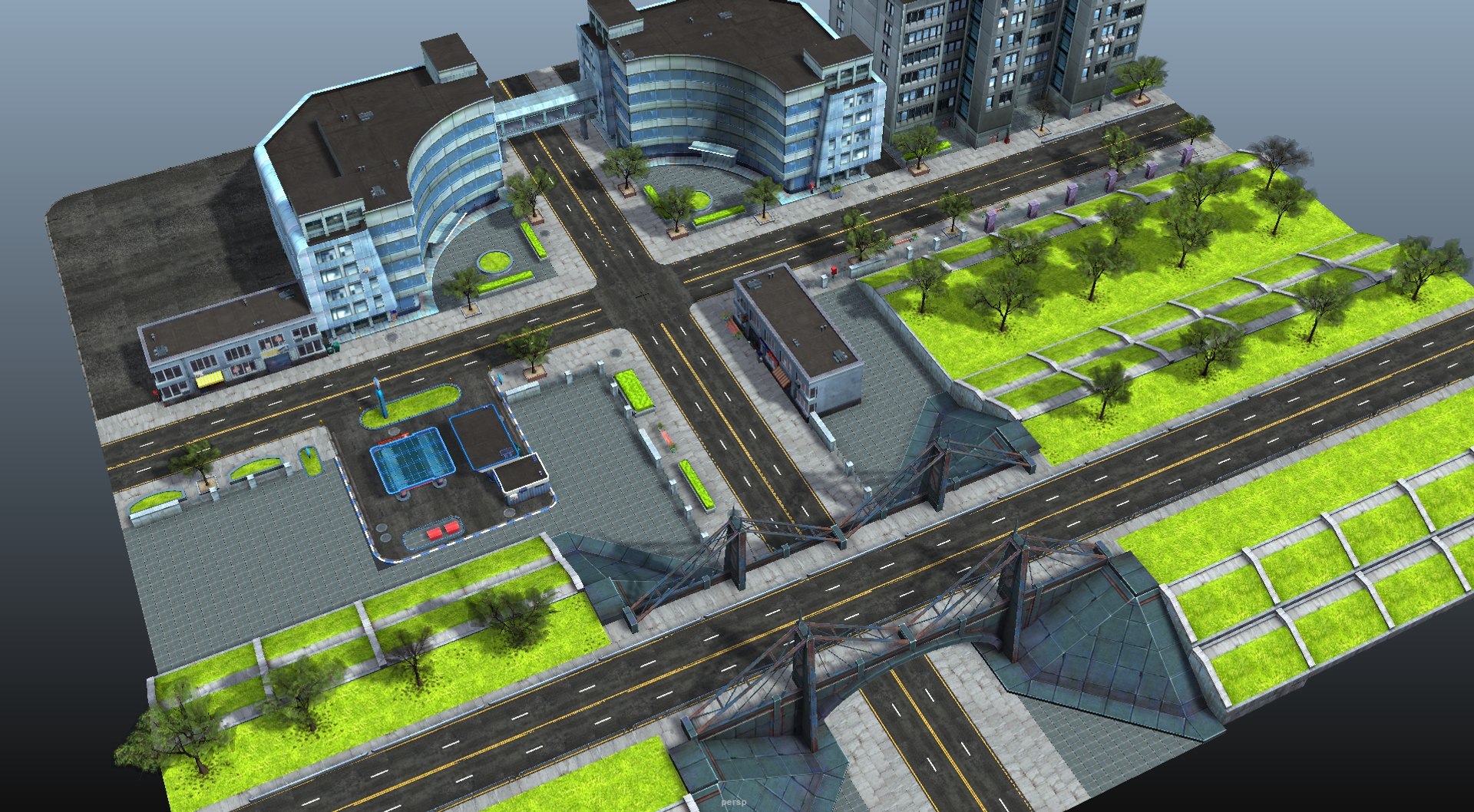 3D pack city buildings props model - TurboSquid 1484681