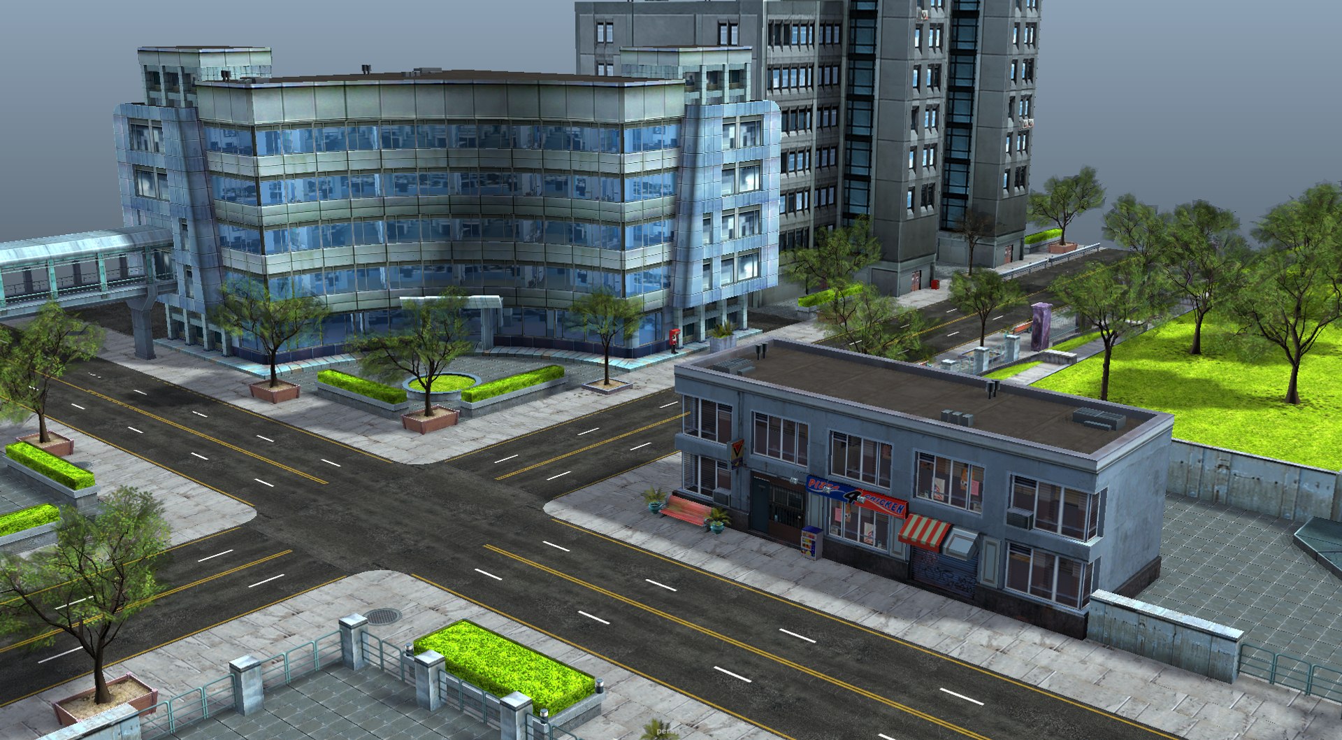 3D pack city buildings props model - TurboSquid 1484681