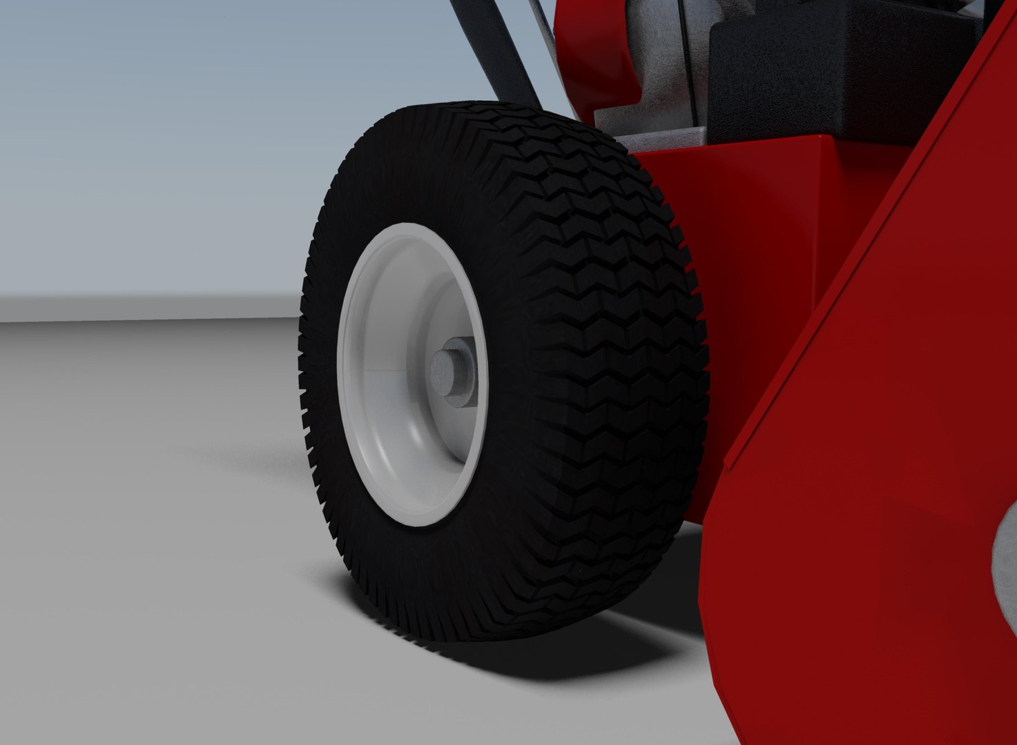 3d Snow Blower 2 Model