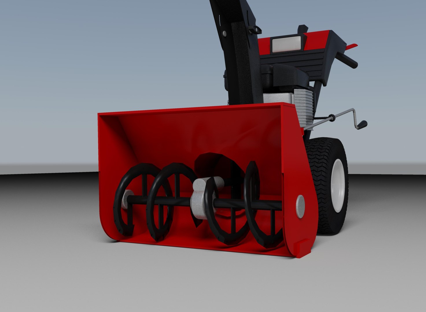 3d Snow Blower 2 Model