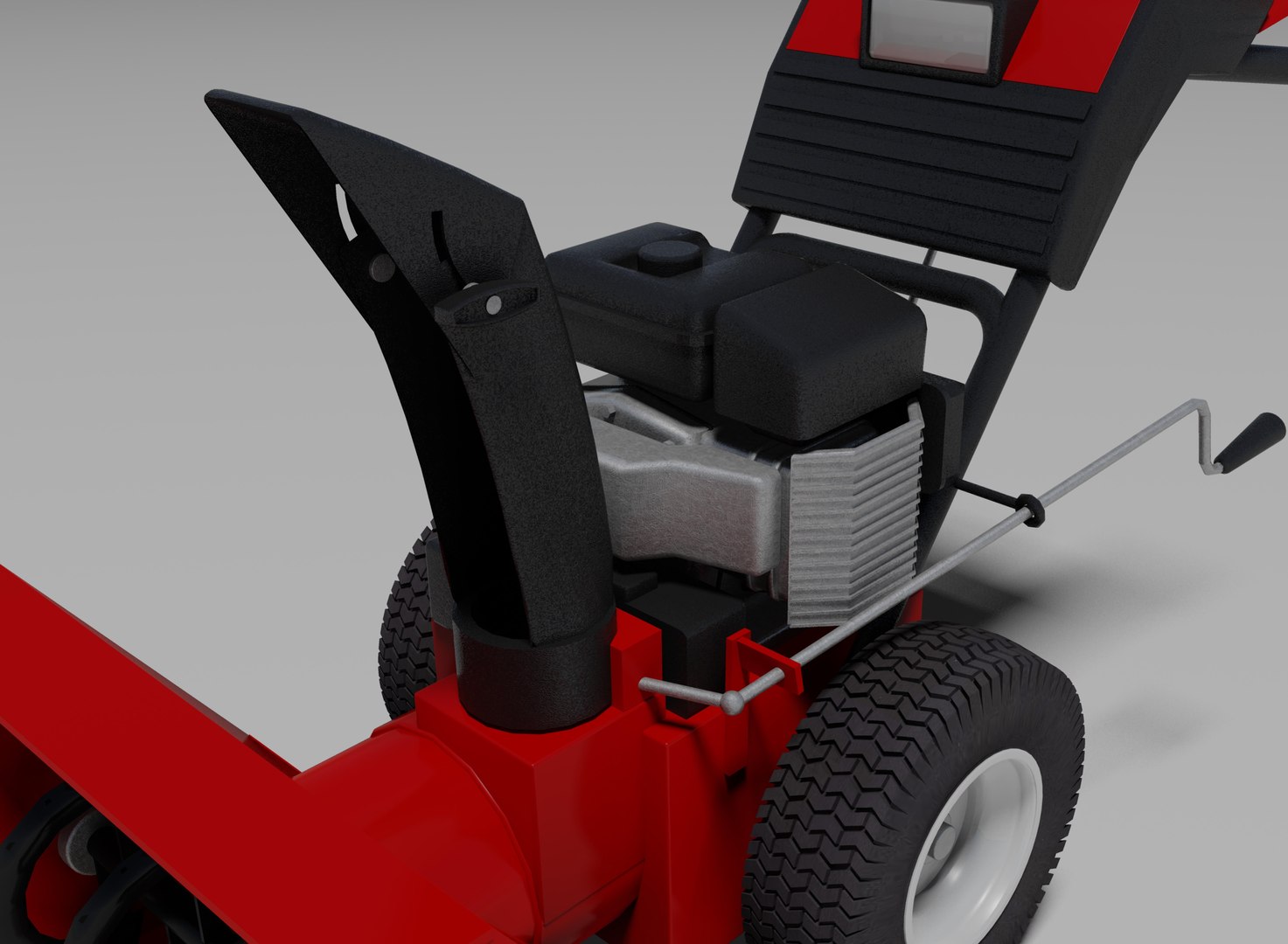 3d Snow Blower 2 Model
