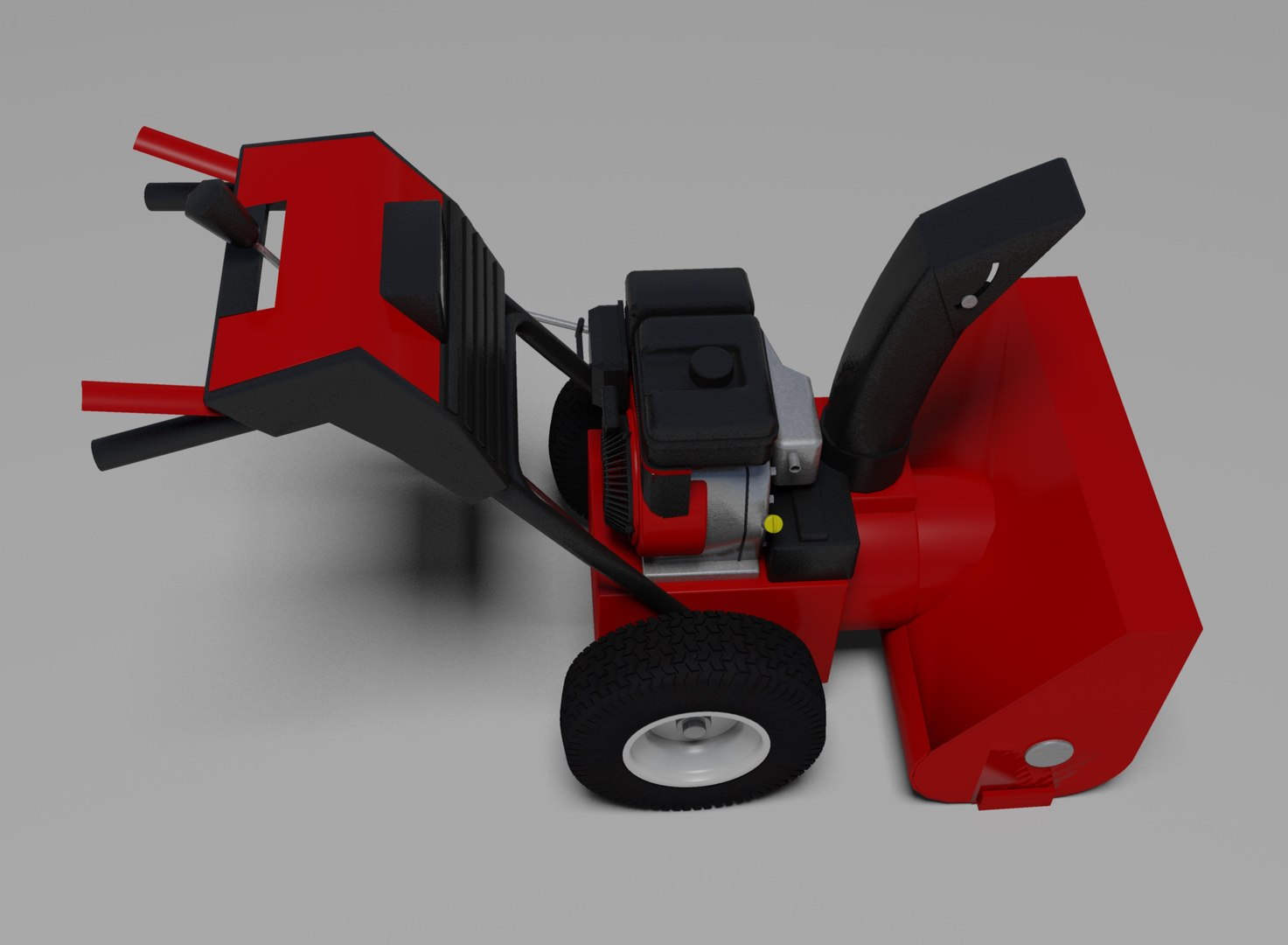 3d Snow Blower 2 Model
