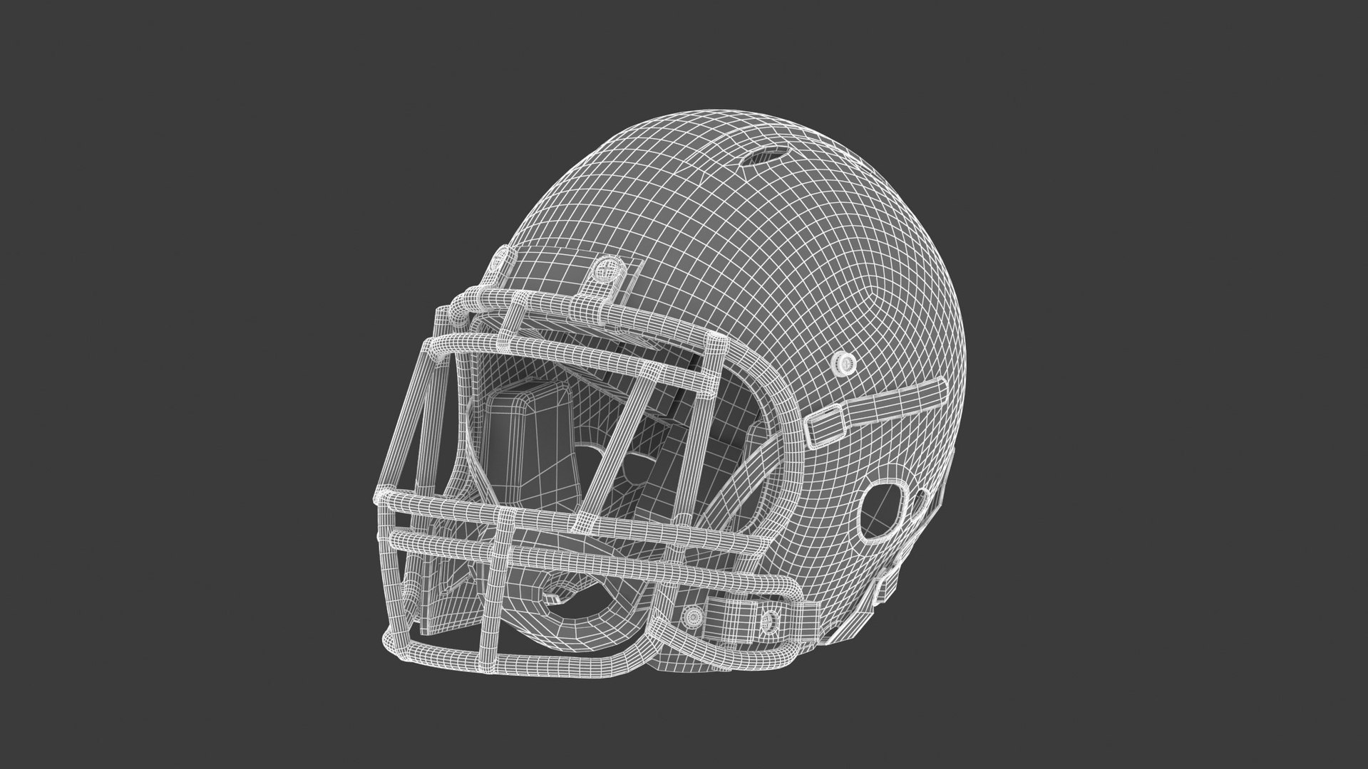 Riddell Revolution Adult Large Football Helmet 3D Model - TurboSquid ...