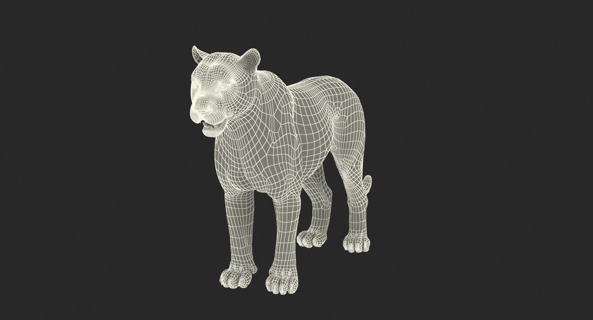 White Tiger 3D Model - TurboSquid 1271758
