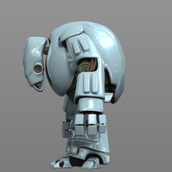 3D 3ds Max robot character male