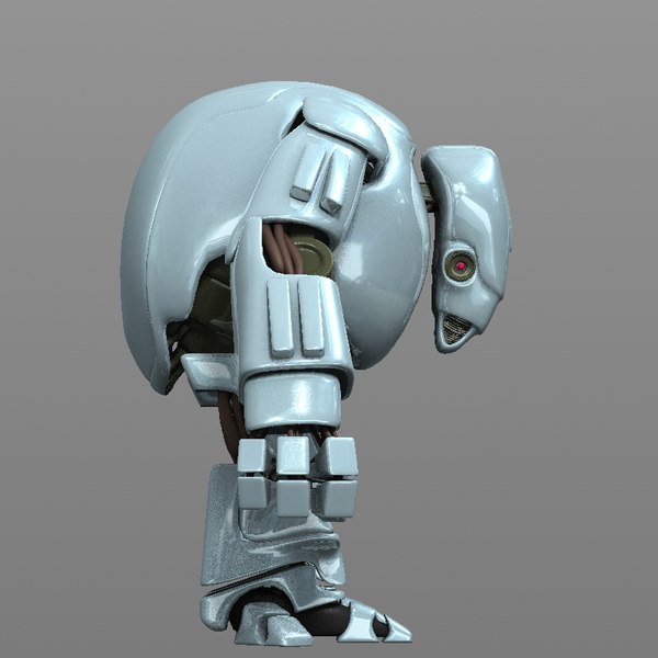 3D 3ds Max robot character male