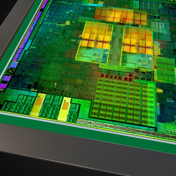 Cpu die 3D model - TurboSquid 1607030