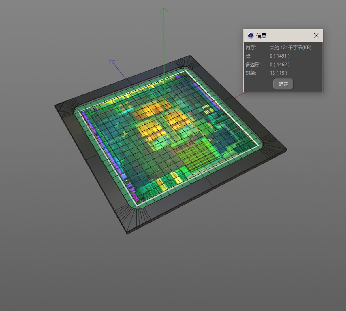 Cpu Die 3D Model - TurboSquid 1607030