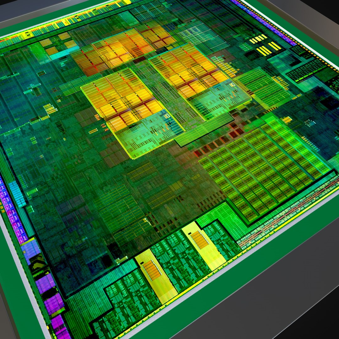 Cpu Die 3D Model - TurboSquid 1607030