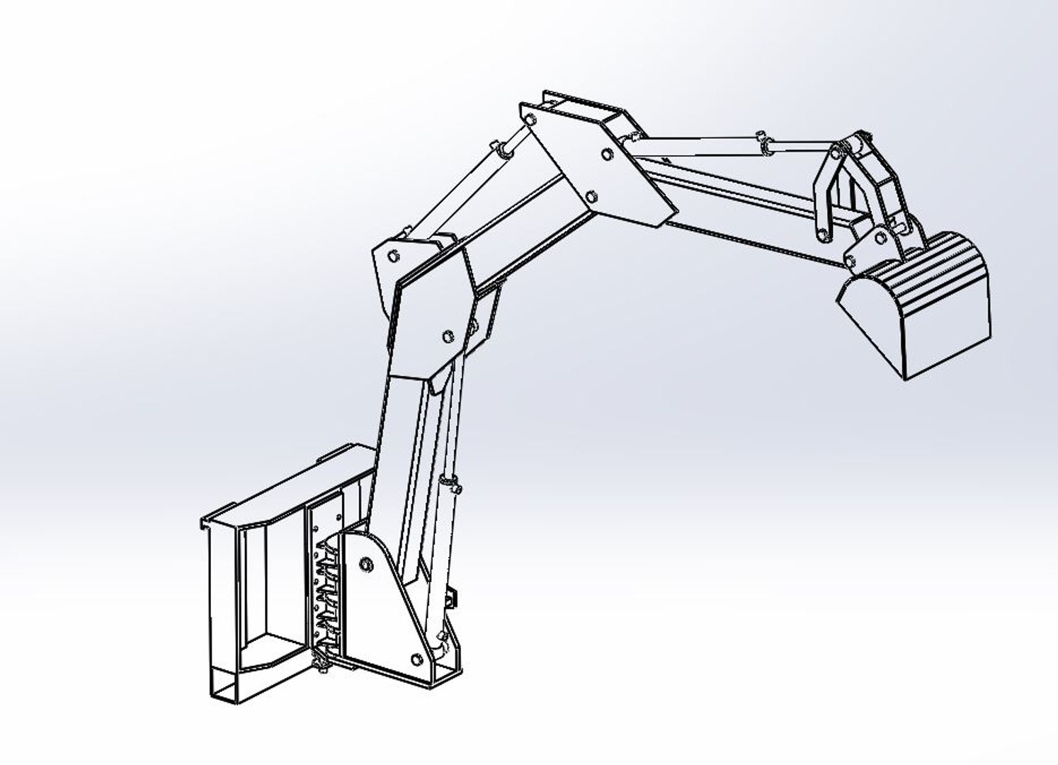 3D Excavator arm - TurboSquid 2073363