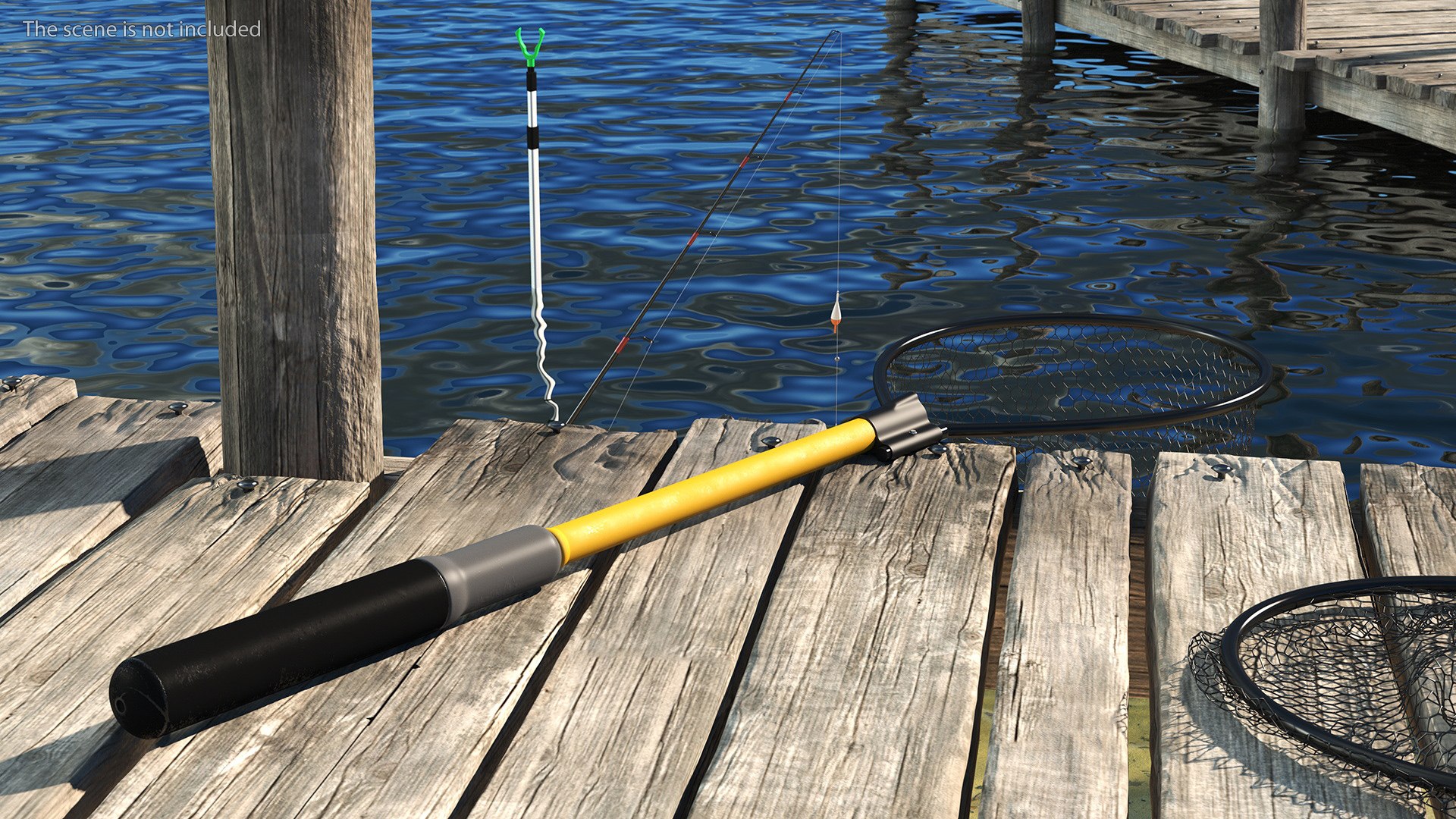 3D Fish Landing Net Model - TurboSquid 2137105