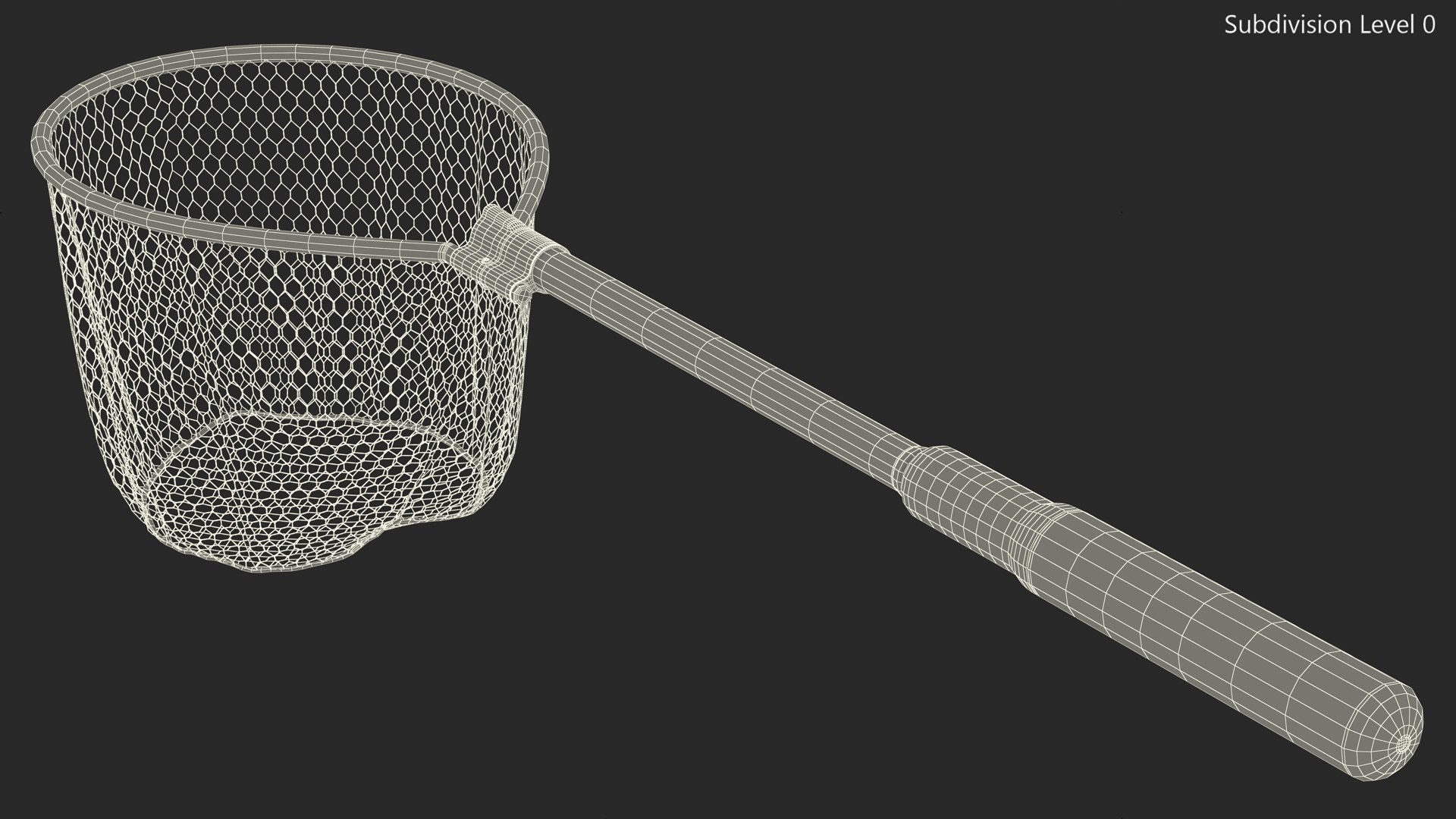 3D Fish Landing Net model - TurboSquid 2137105