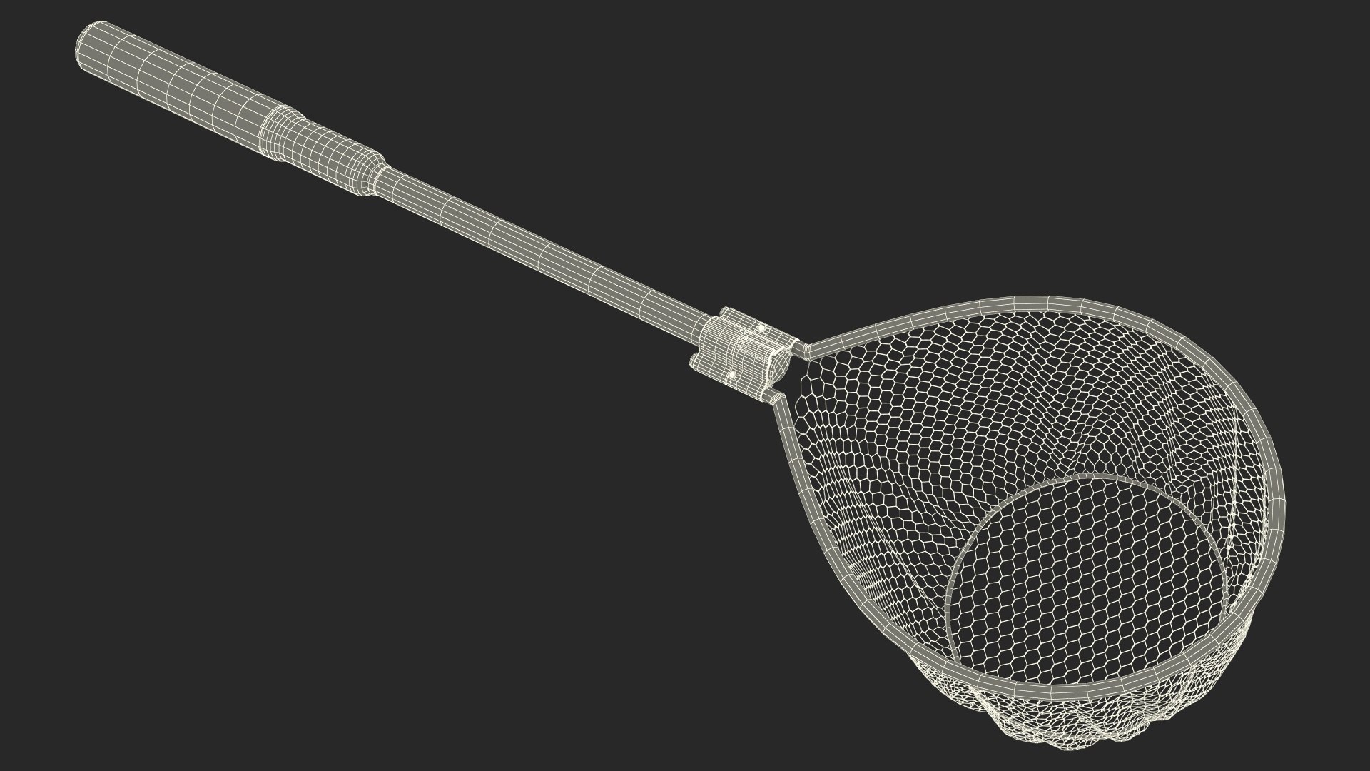 3D Fish Landing Net model - TurboSquid 2137105
