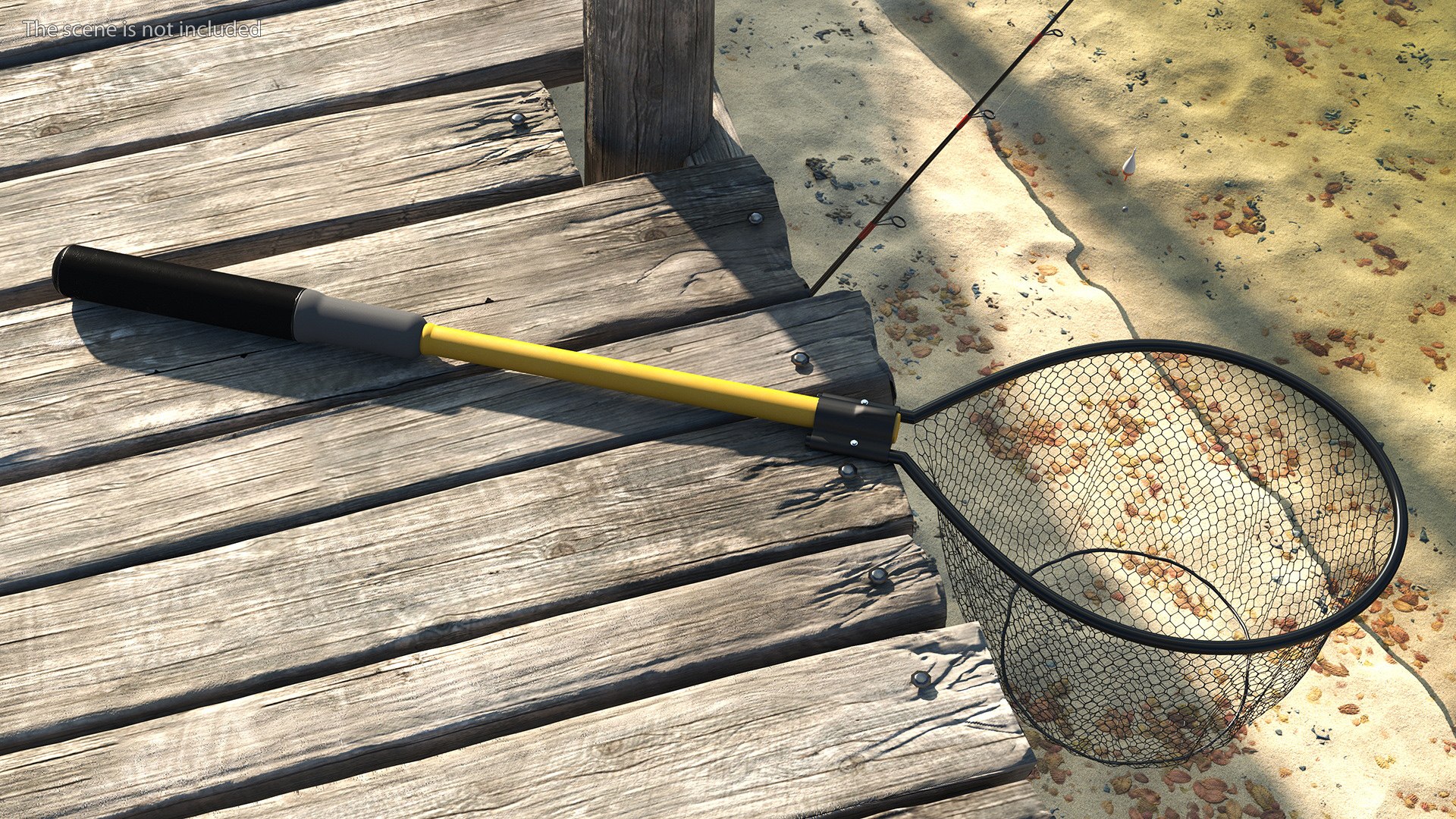 3D Fish Landing Net Model - TurboSquid 2137105