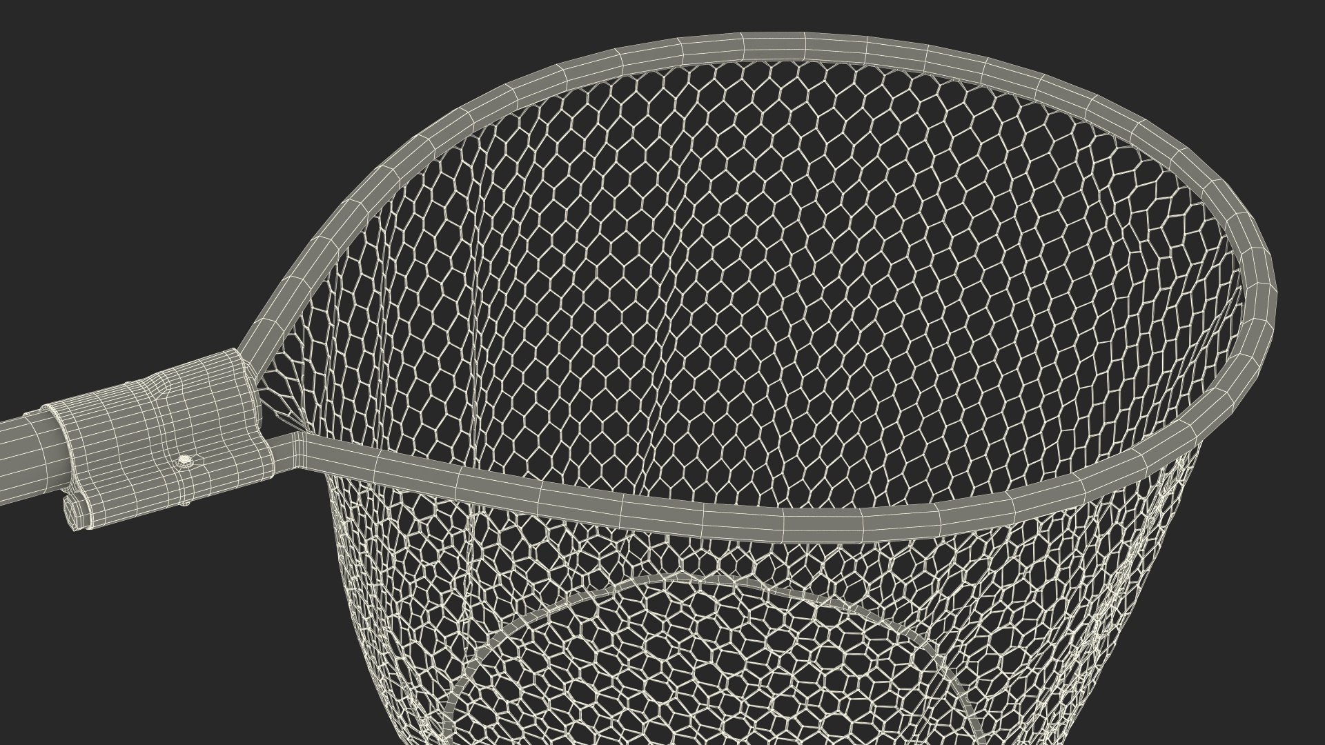 3D Fish Landing Net model - TurboSquid 2137105
