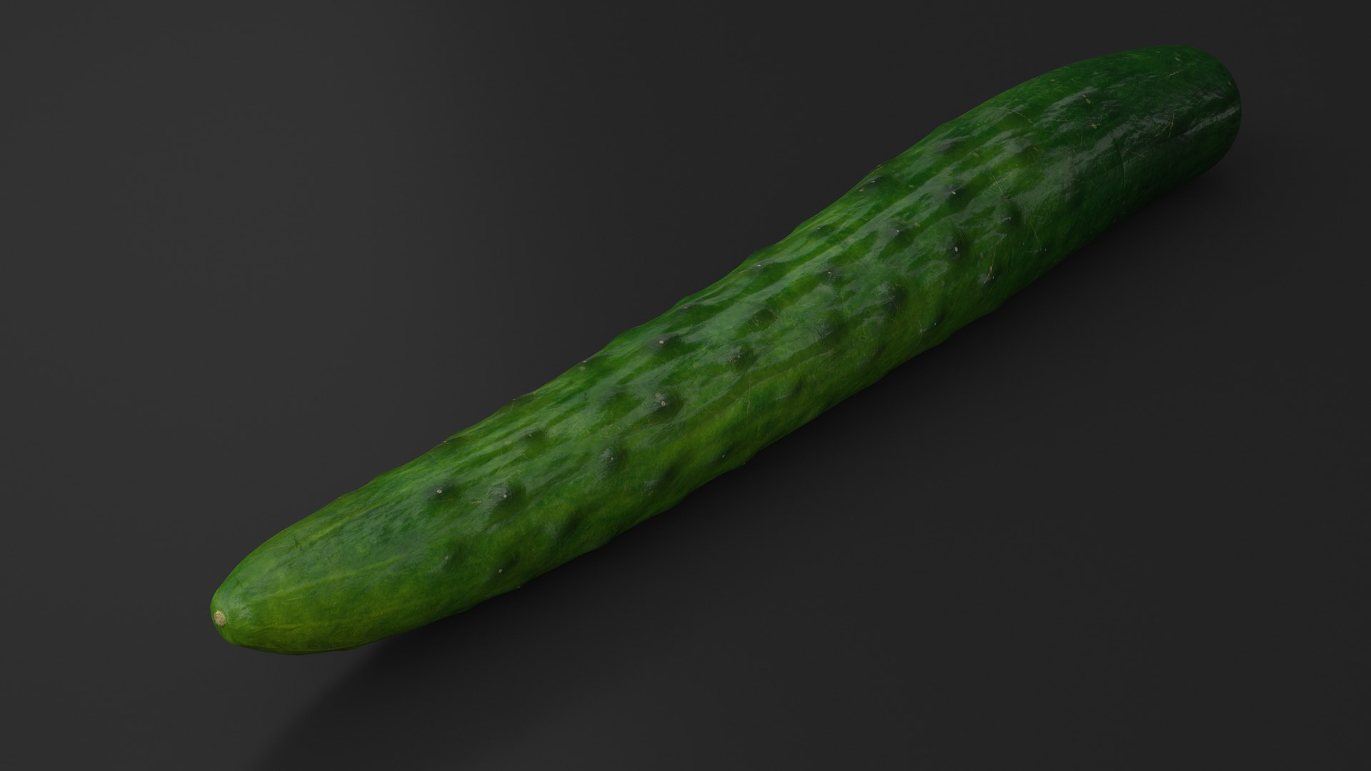 3D Long Cucumber Model - TurboSquid 1982308