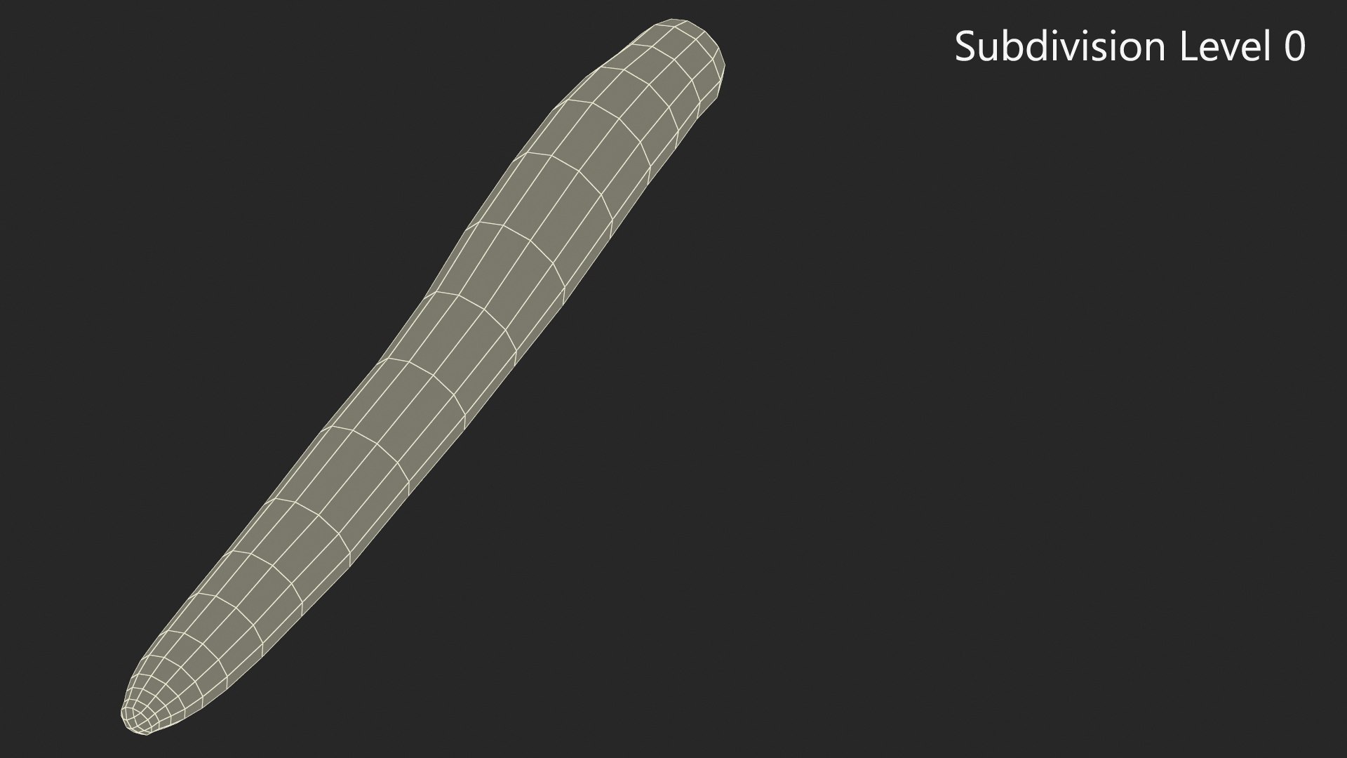 3D Long Cucumber Model - TurboSquid 1982308
