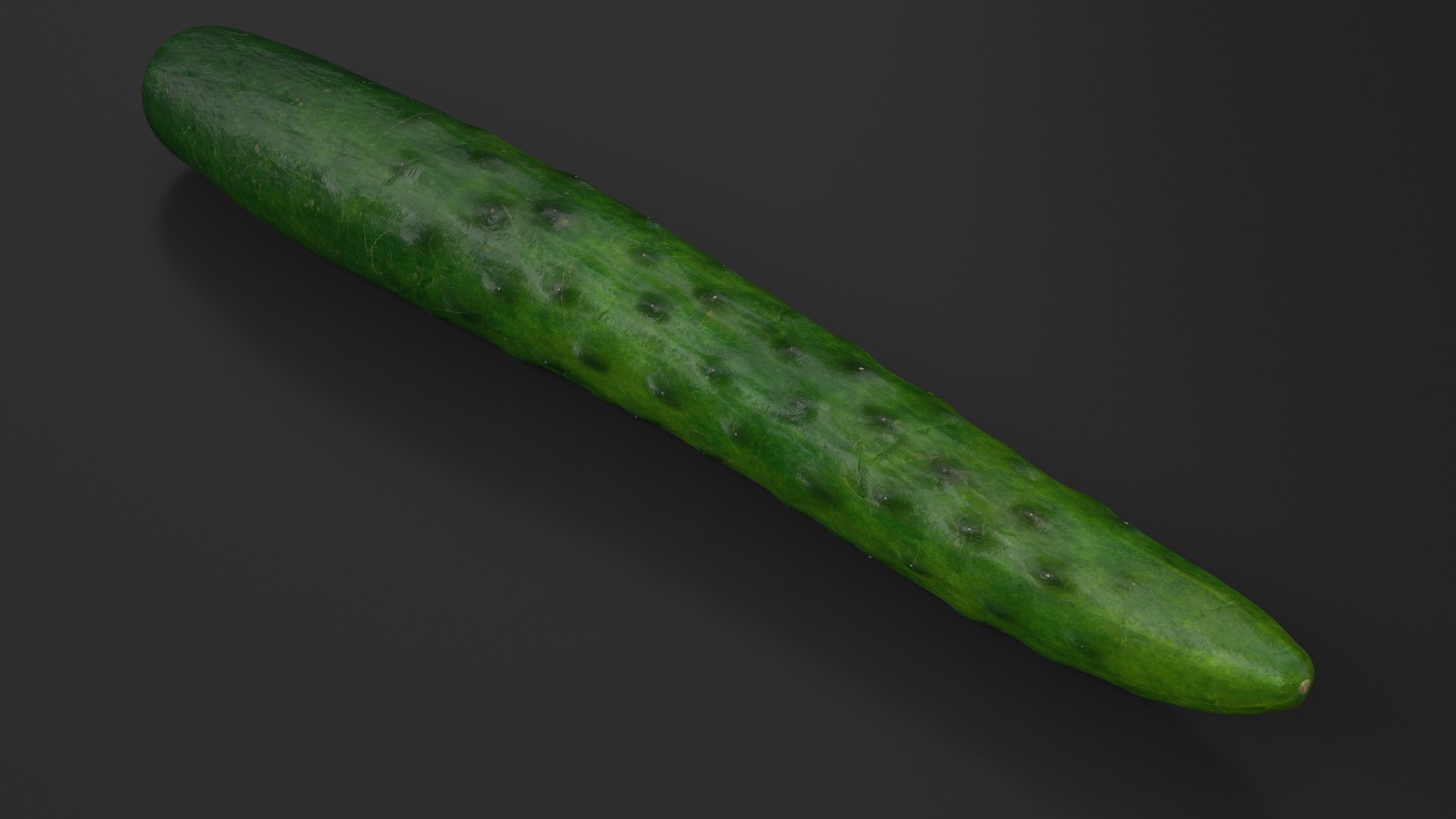 3D Long Cucumber Model - TurboSquid 1982308