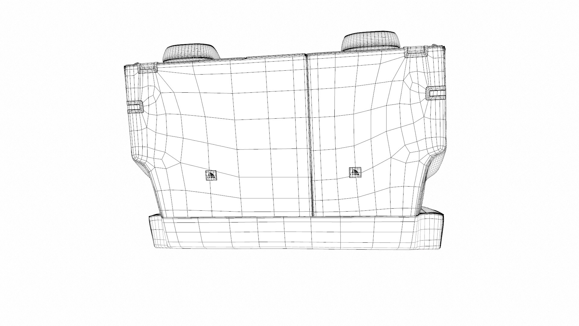 3D Car Rear Seat - TurboSquid 2343100