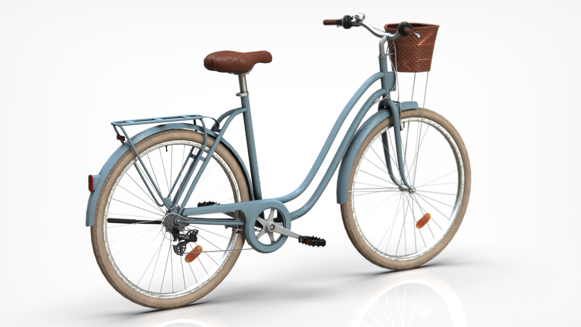3D Classic City Bike Model - TurboSquid 1969335
