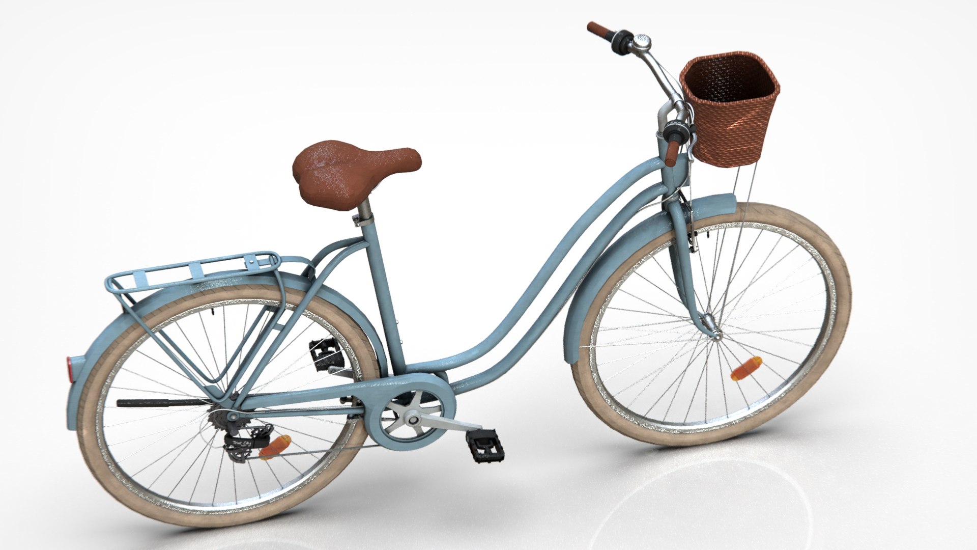3D Classic City Bike Model - TurboSquid 1969335