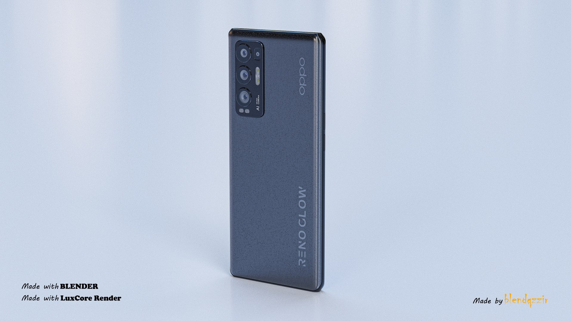 5g oppo reno 3D - TurboSquid 1670134