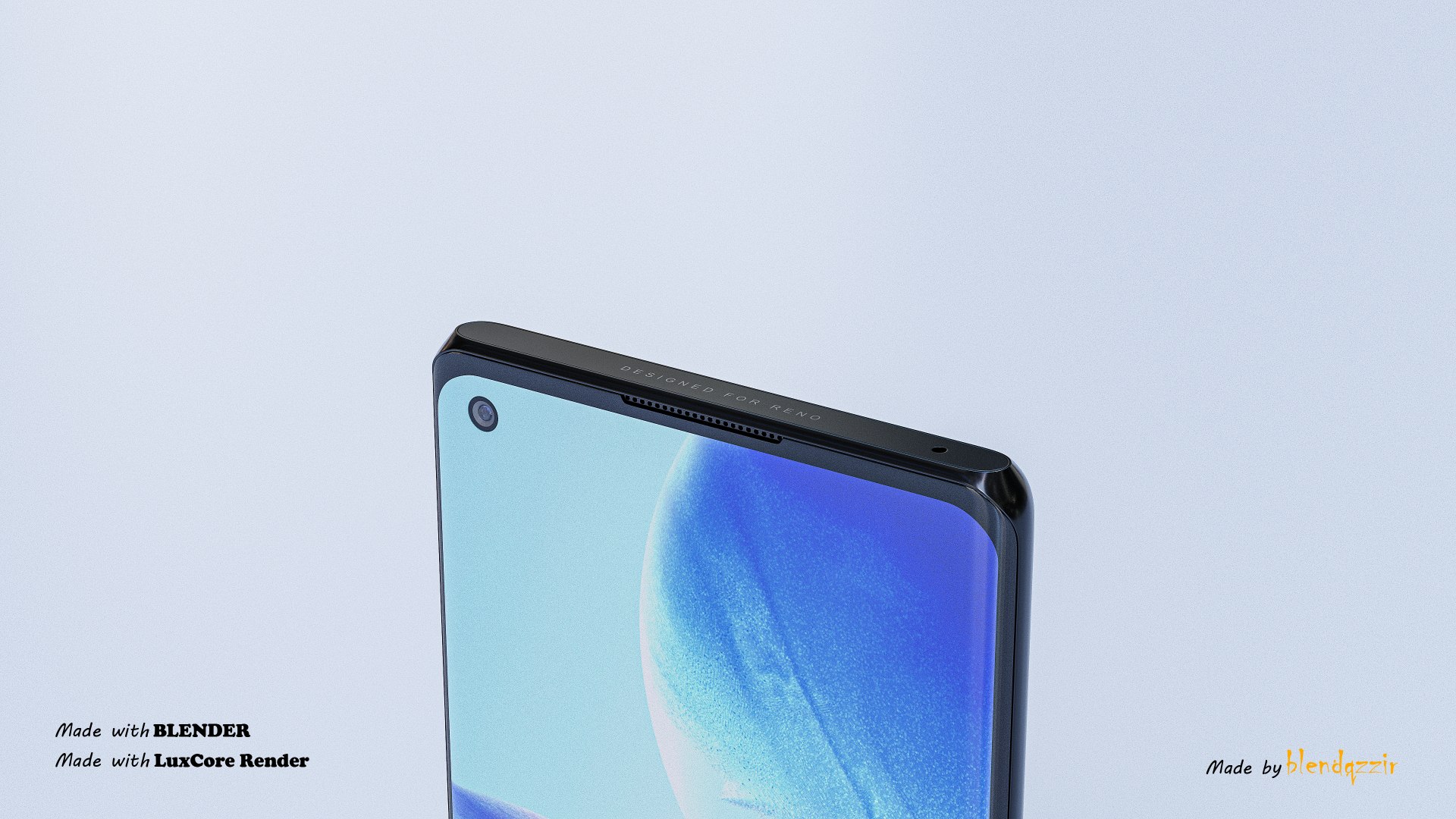 5g oppo reno 3D - TurboSquid 1670134
