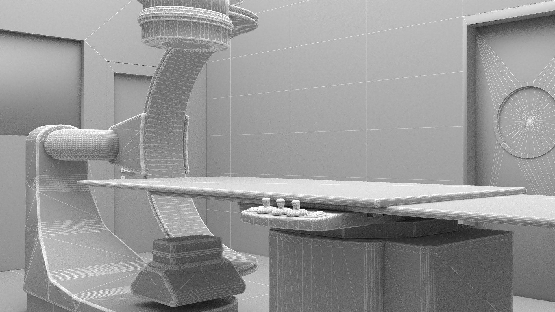 3D Radiotherapy Unit - TurboSquid 2060687