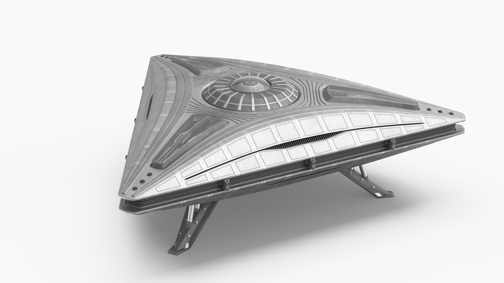 3D Triangle UFO Ship - TurboSquid 2376828
