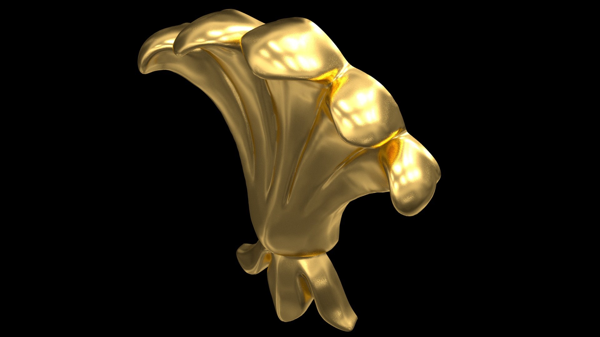 Plaster Decorative Bow DS301 3D Model - TurboSquid 2385413