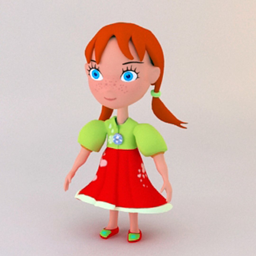 Sweet Girl 3d Model