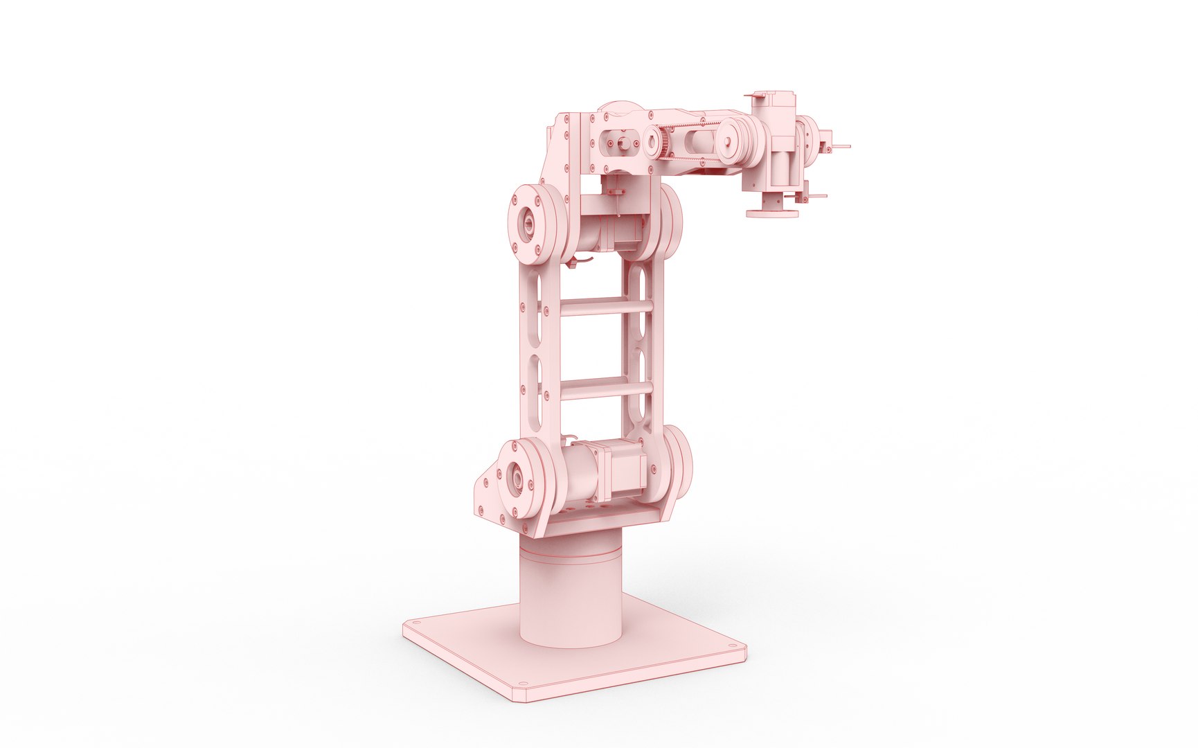 Manufacturable 6-Axis Robot Arm 3D - TurboSquid 1866481
