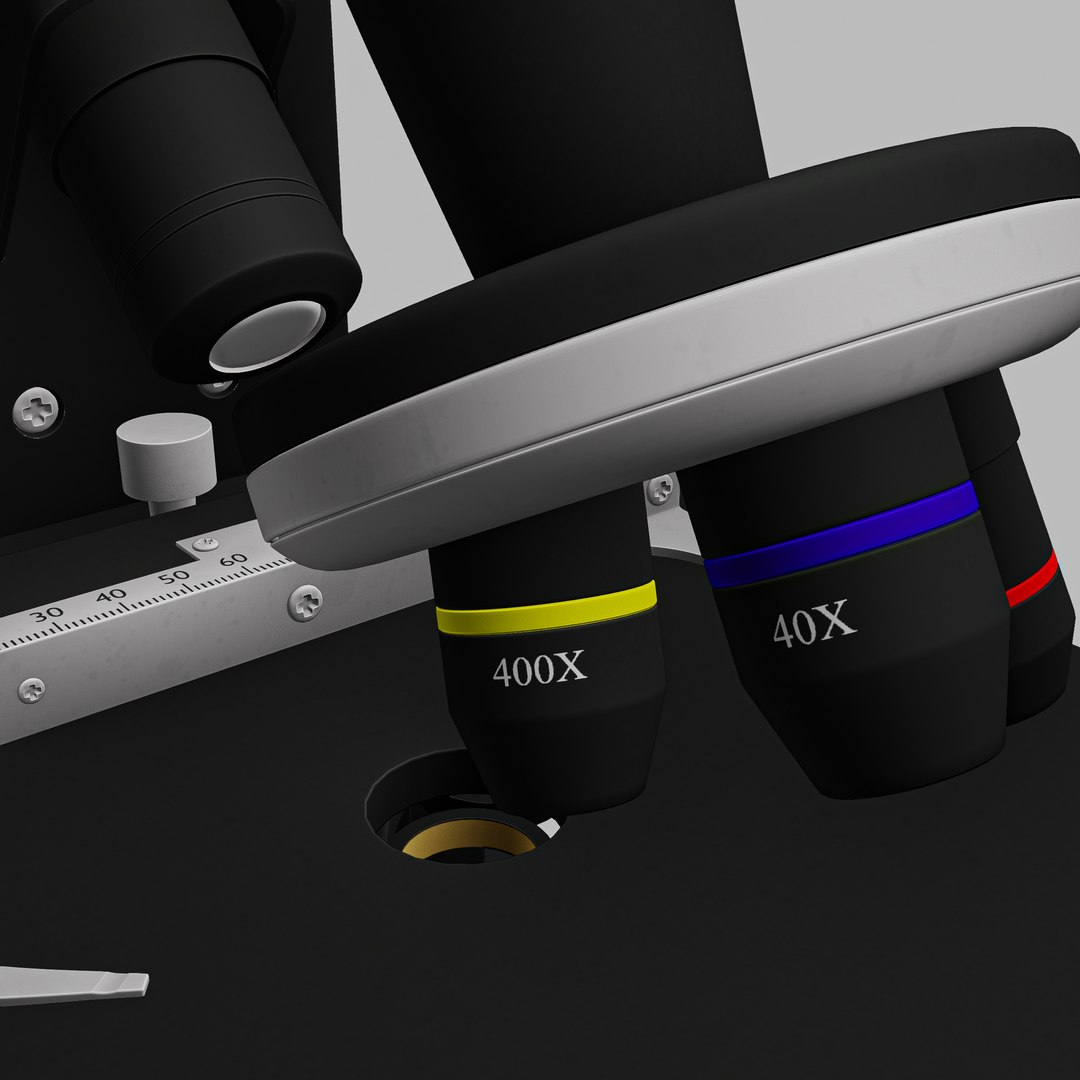3D Digital Lab Student Microscope Model - TurboSquid 2216853