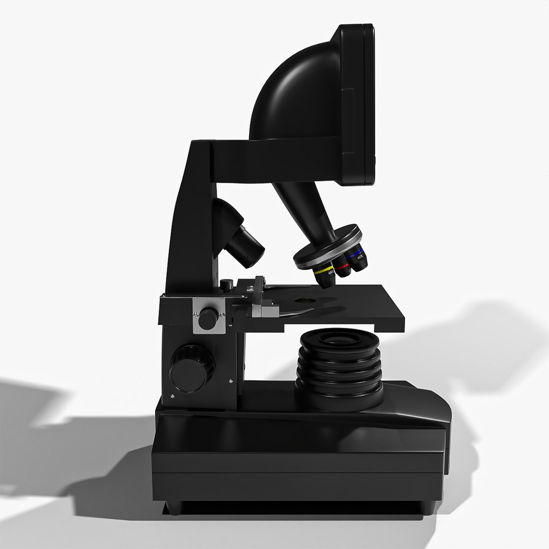 3D Digital Lab Student Microscope Model - TurboSquid 2216853